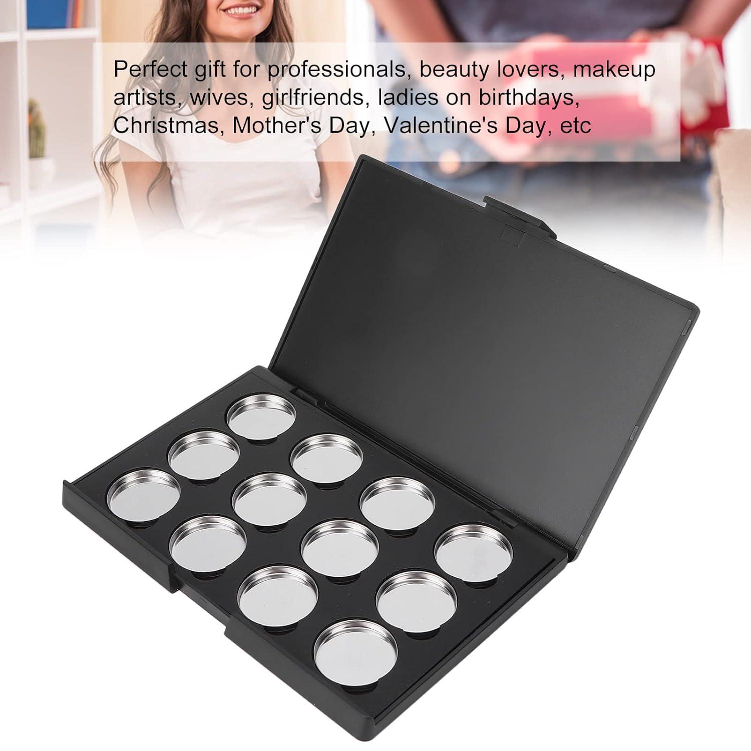 12 Colors Empty Makeup Palettes - Waterproof DIY Eyeshadow Storage ...