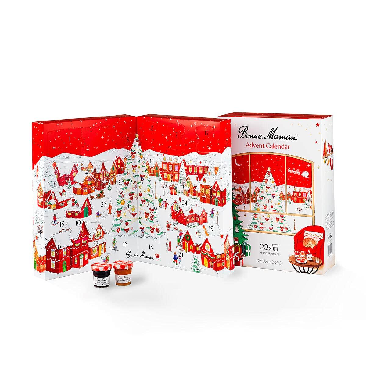 Bonne Maman 2021 Advent Calendar: Assorted Mini Fruit Jams & Spreads ...
