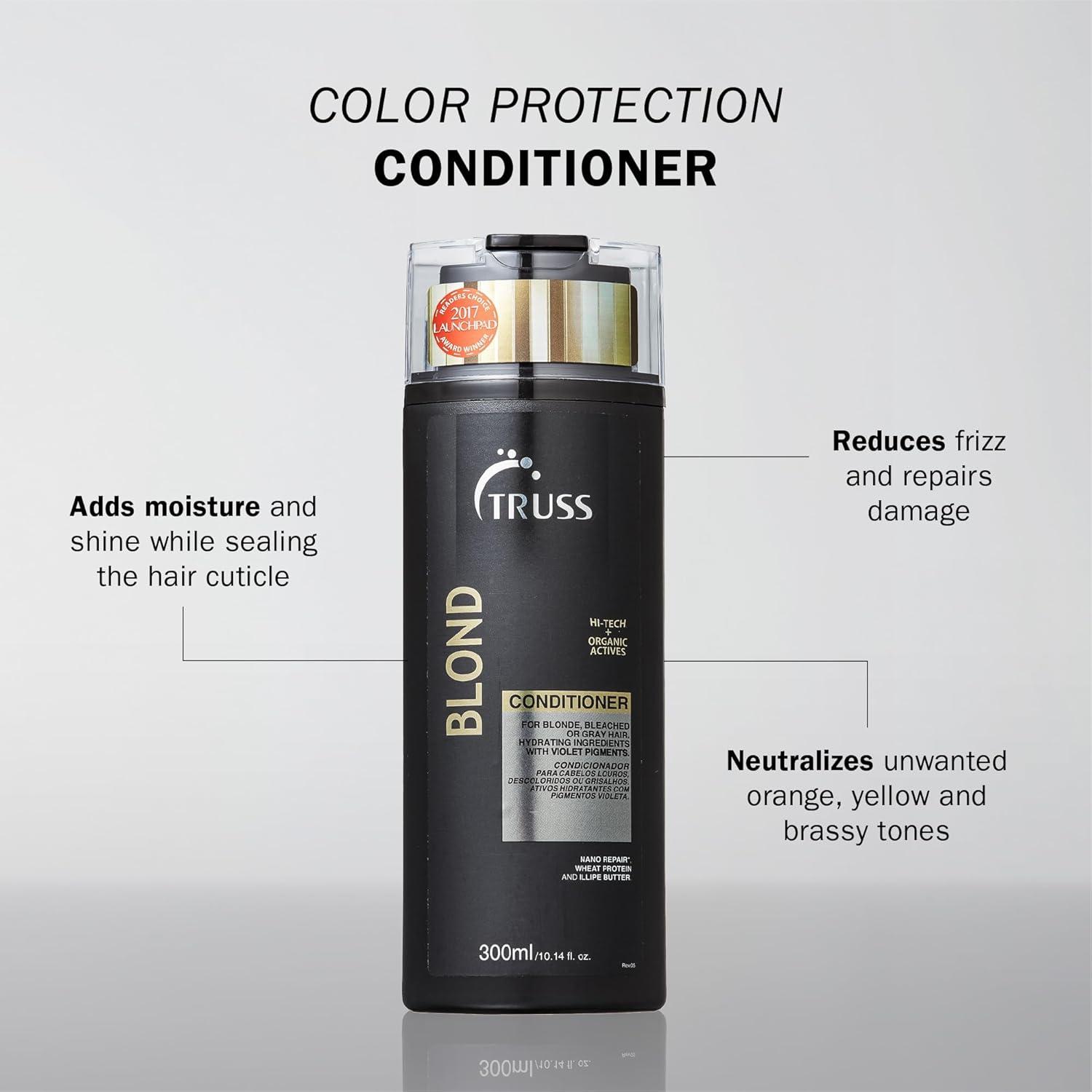 Truss Blond Conditioner - Violet Purple Conditioner for Blonde Bleached ...