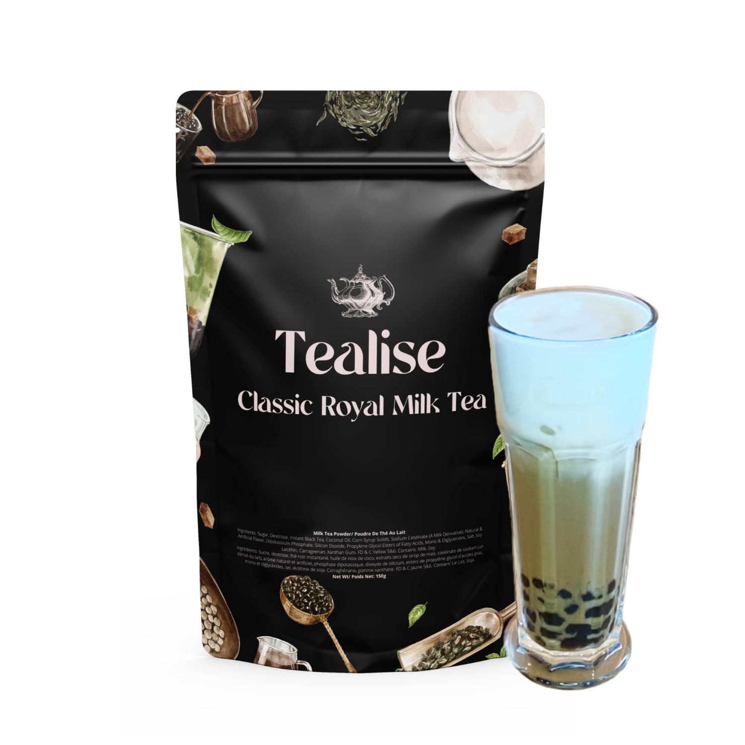 Tealise Instant Boba Bubble Tea Classic Royal Milk Tea 150g