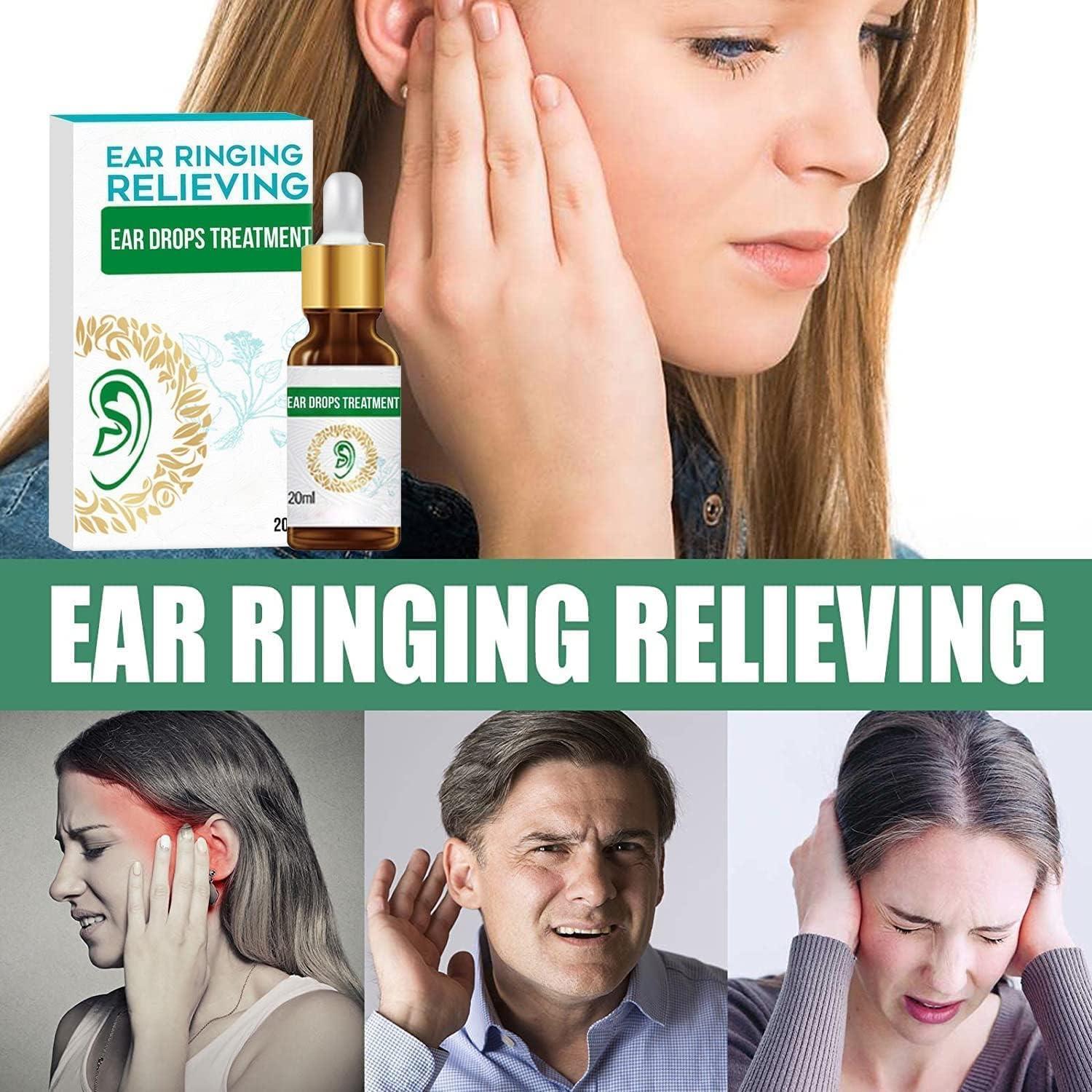 Tinnitus Relief Ear Drops for Adults 20ml - Earache and Ear Ringing ...