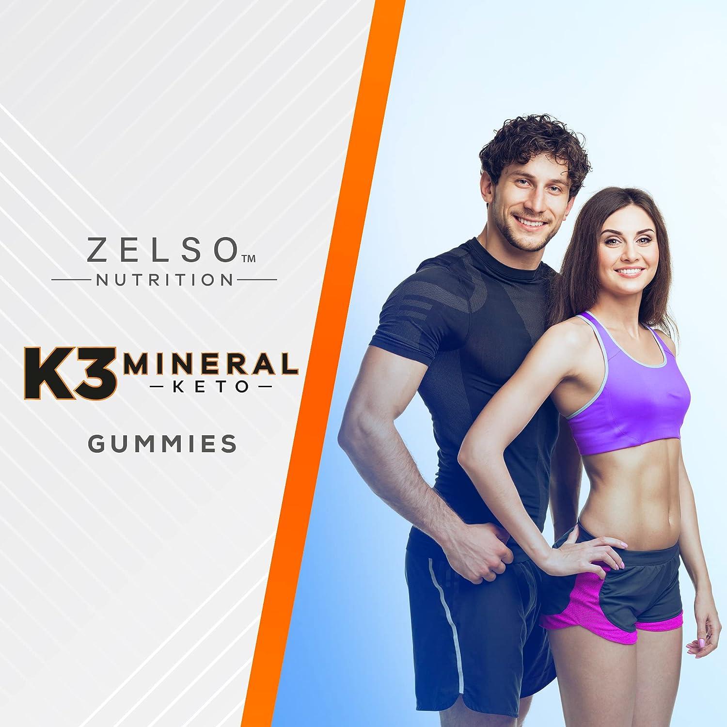 ZELSO K3 Mineral Keto Gummies Nutrition - Advanced ACV Formula in Gummy ...