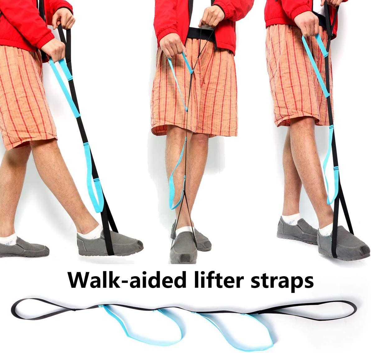 Kangwell Multi-Loop Leg Lifter Strap - Washable & Rigid Handle ...