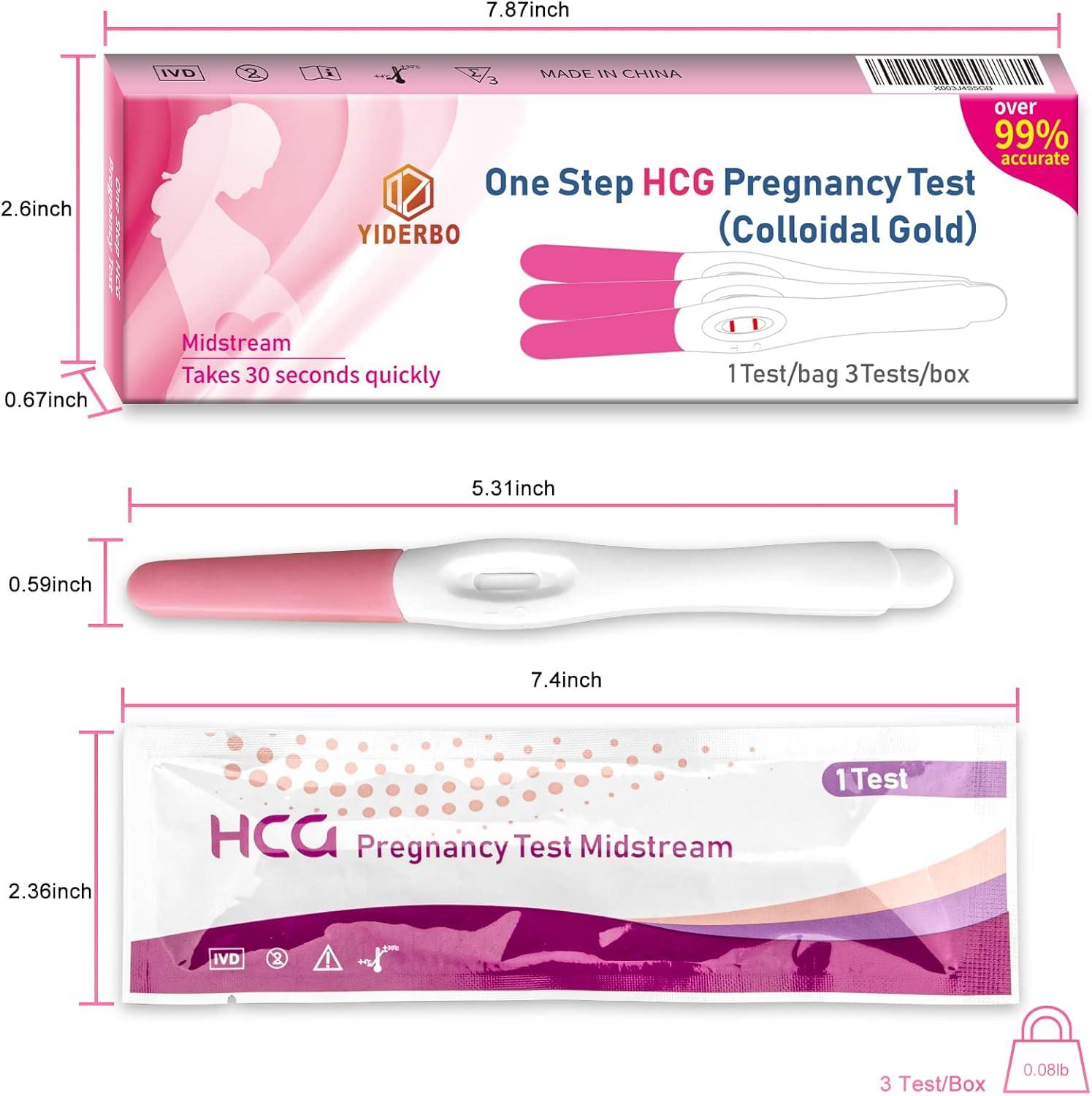 Early Detection HCG Pregnancy Tests - Individually Sealed Home Test ...
