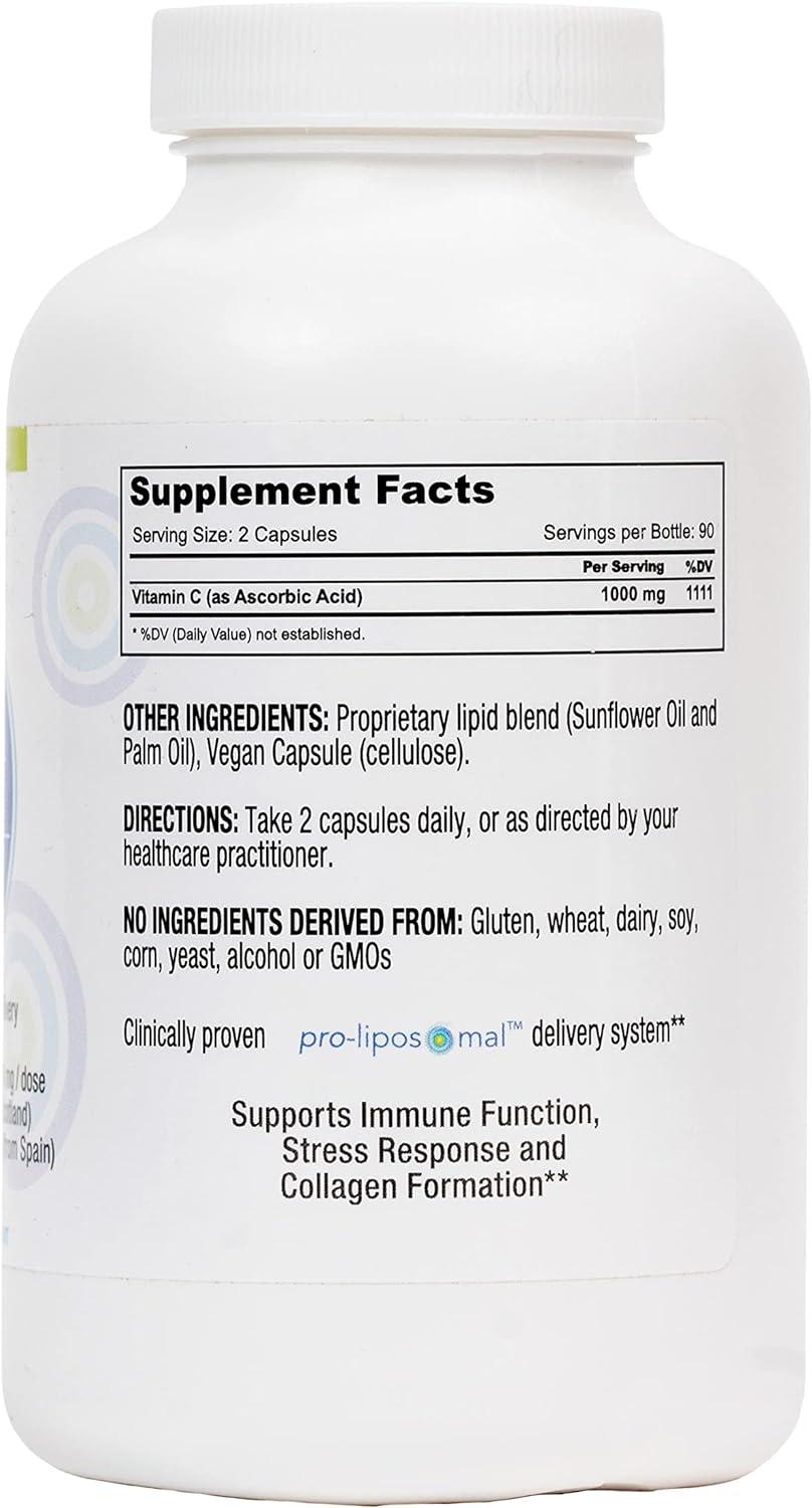 Core Med Science Liposomal Vitamin C 1000mg - 180 Capsules | Quali-C ...