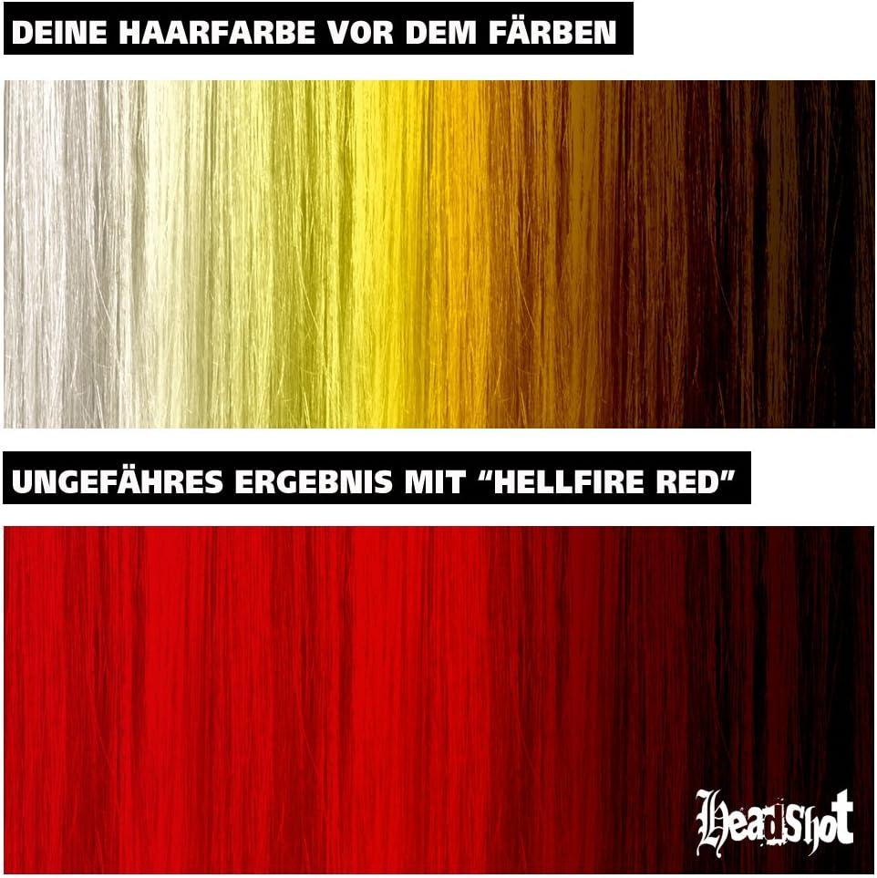 Shop Hellfire Red Semi-Permanent Hair Color - 150 ml | Vibrant Red Hair ...