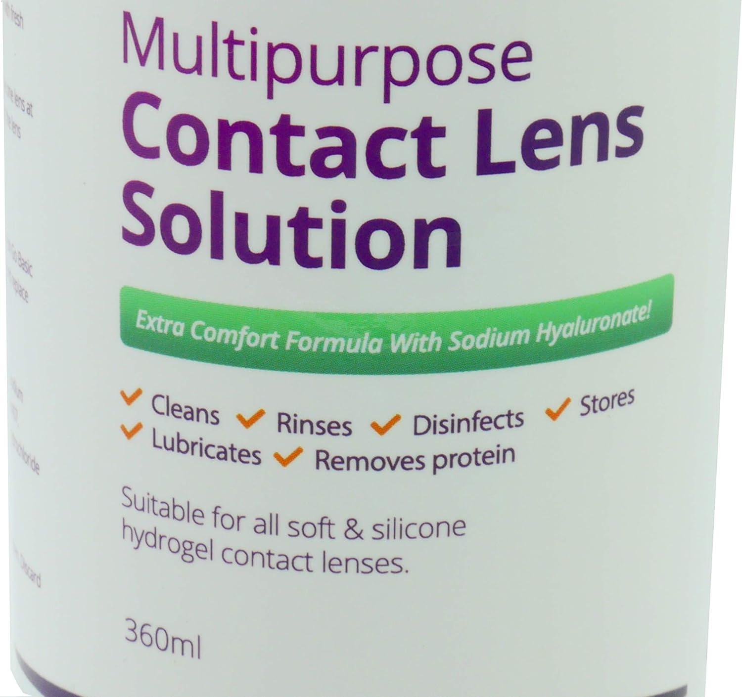 GoBasic Multi Purpose Contact Lens Solution - 720ml/12 Weeks Supply | Buy Now with Express ...