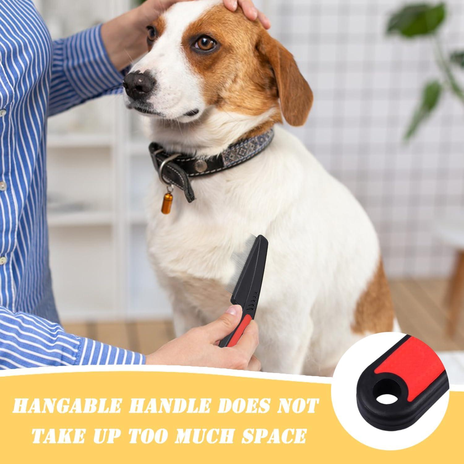 Tomtary Flea Comb Stainless Steel Fine Teeth Flea Comb Safe and ...