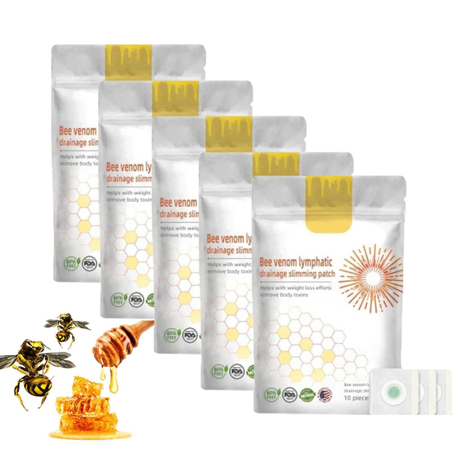Goniome Bee Venom Slimming Patches Bee Venom Lymphatic Drainage ...