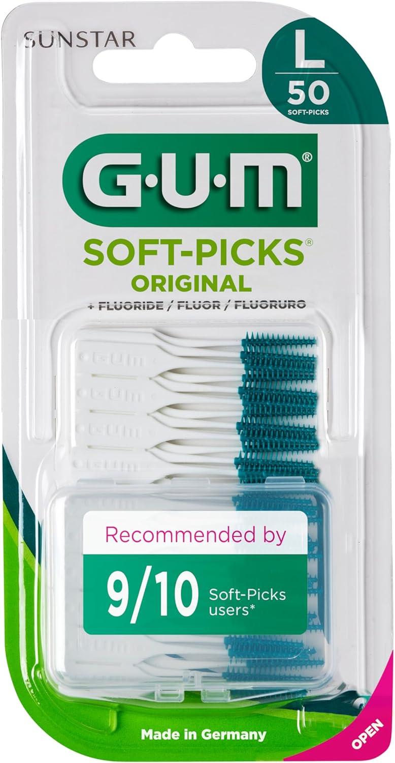 GUM Soft-Picks Original Interdental Cleaner | Effective Tooth Cleaning ...