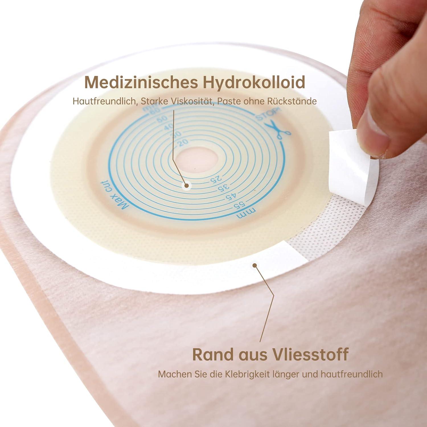 Daisyleaf 10-Pack Disposable Colostomy Drainage Bags | Stoma Care for ...