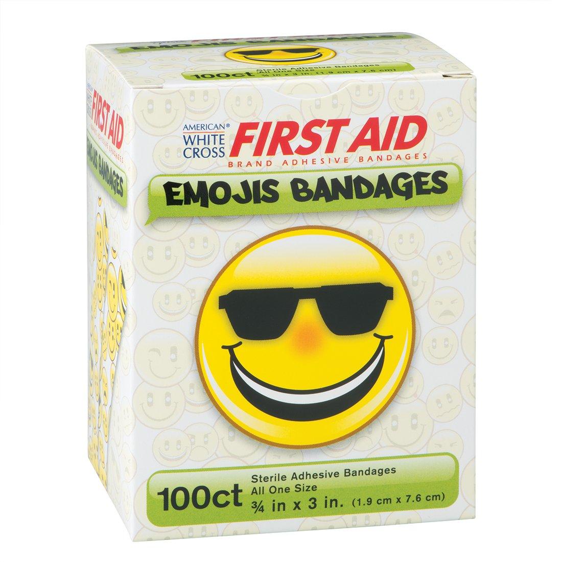Emojis Bandages - 100 Pack First Aid Kit Supplies | Buy Now with ...