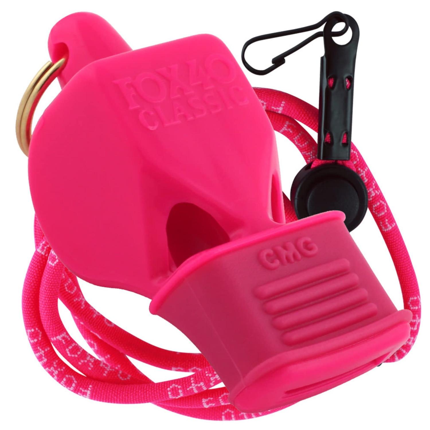 Fox 40 Classic CMG Pealess Safety Whistle 115 dB Pink - 9603-0408 | Buy ...