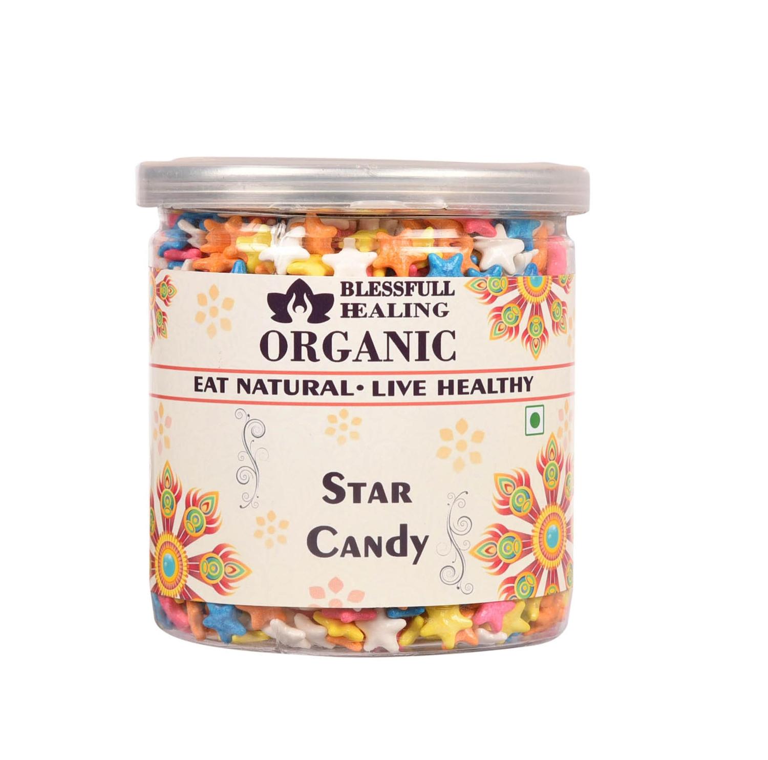 Blessfull Healing Organic Star Candy 400 Gram Airtight Container ...