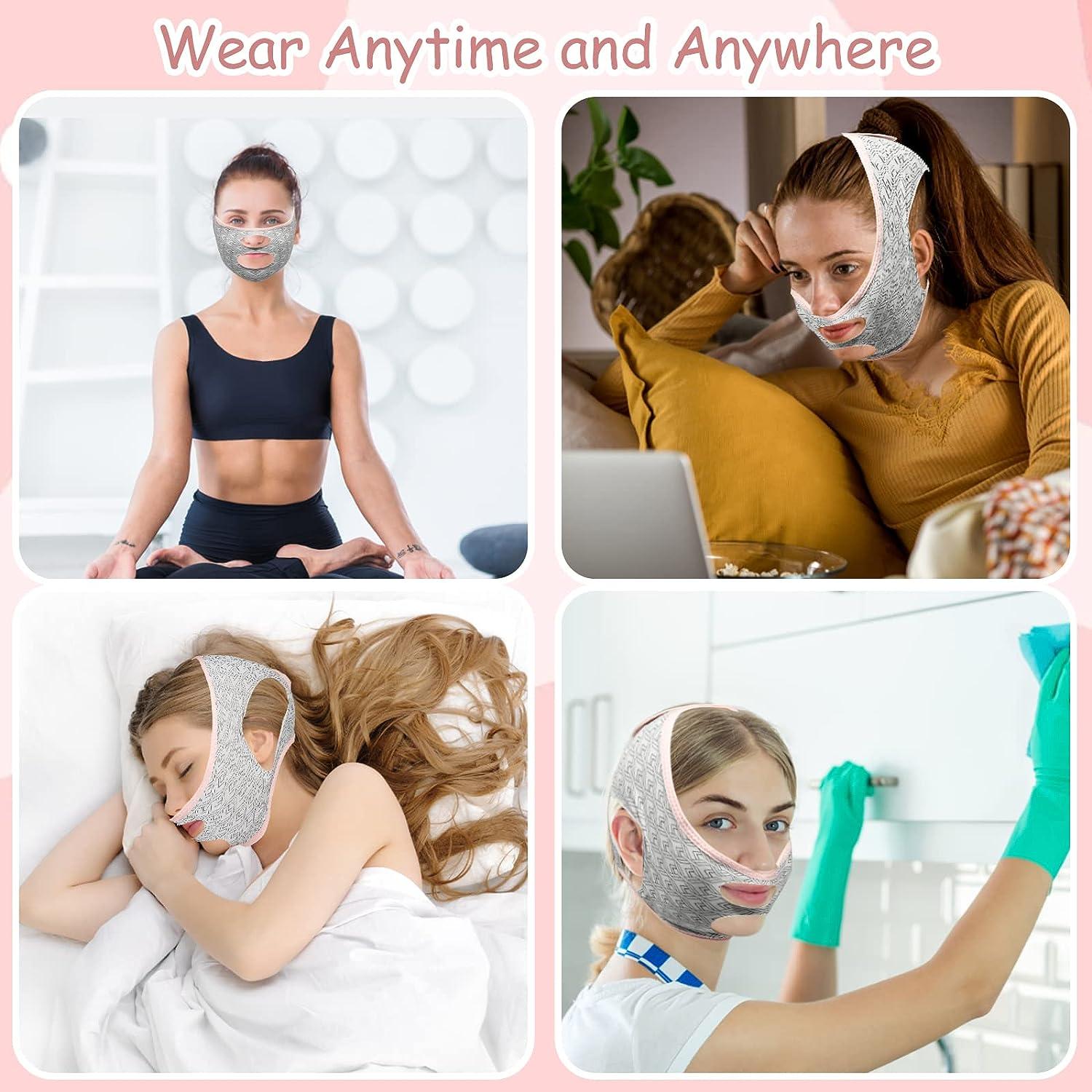 Beauty Face Sculpting Sleep Mask - V Line Lifting & Double Chin Reducer ...