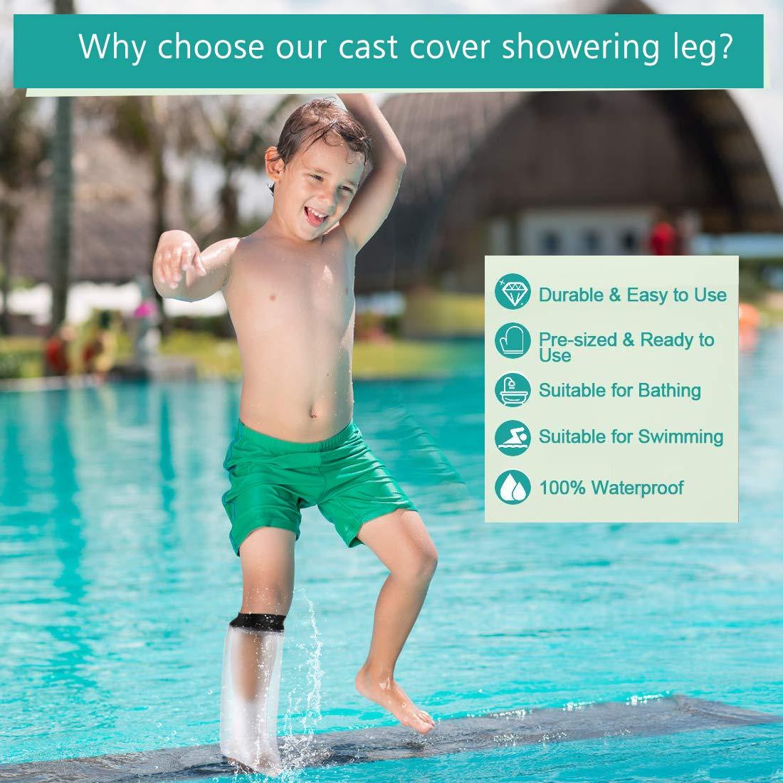 Waterproof Plaster Leg Protector for Kids | Shower & Bath Protection ...