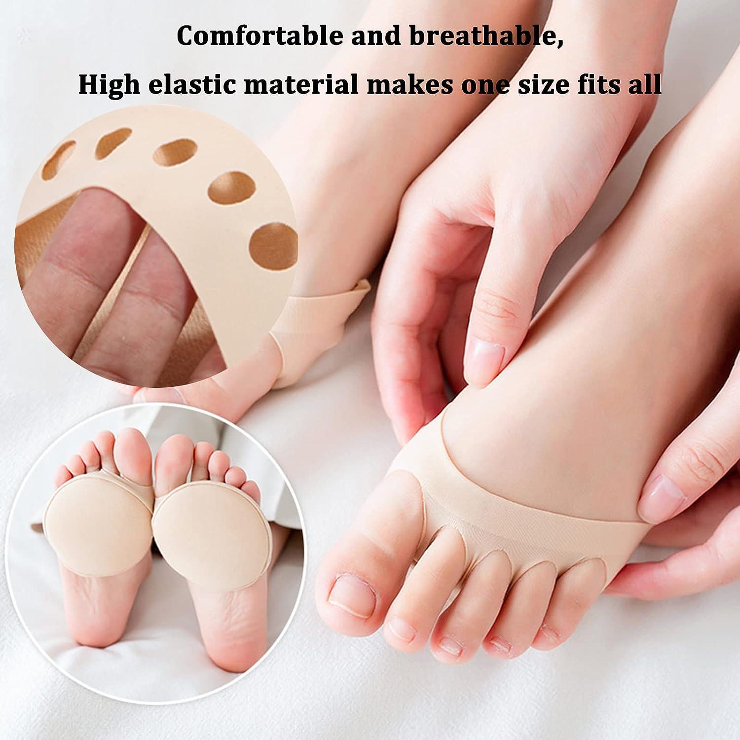 Cushioned Ice Silk High Heel Insoles - 5 Pairs | Honeycomb Fabric ...