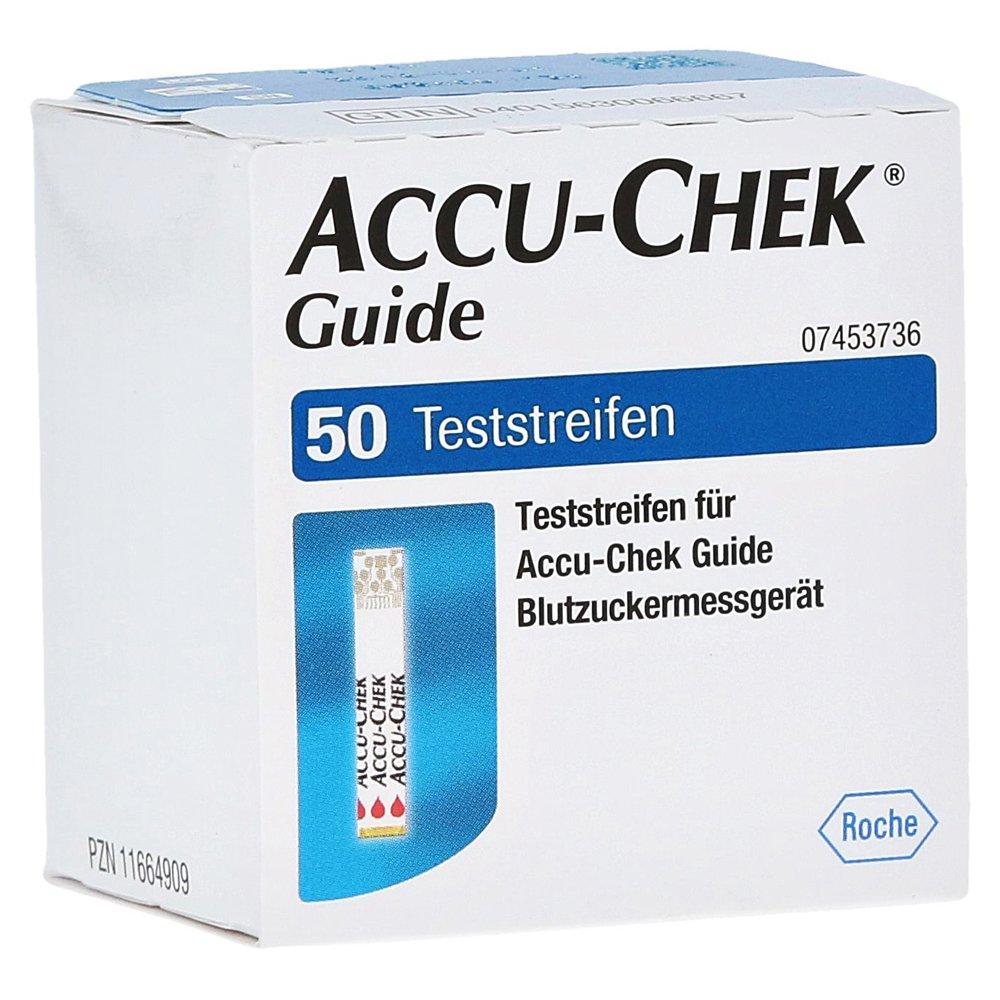 Buy Accu Chek Guide Test Strips 50 Pieces for Accurate Blood Glucose ...