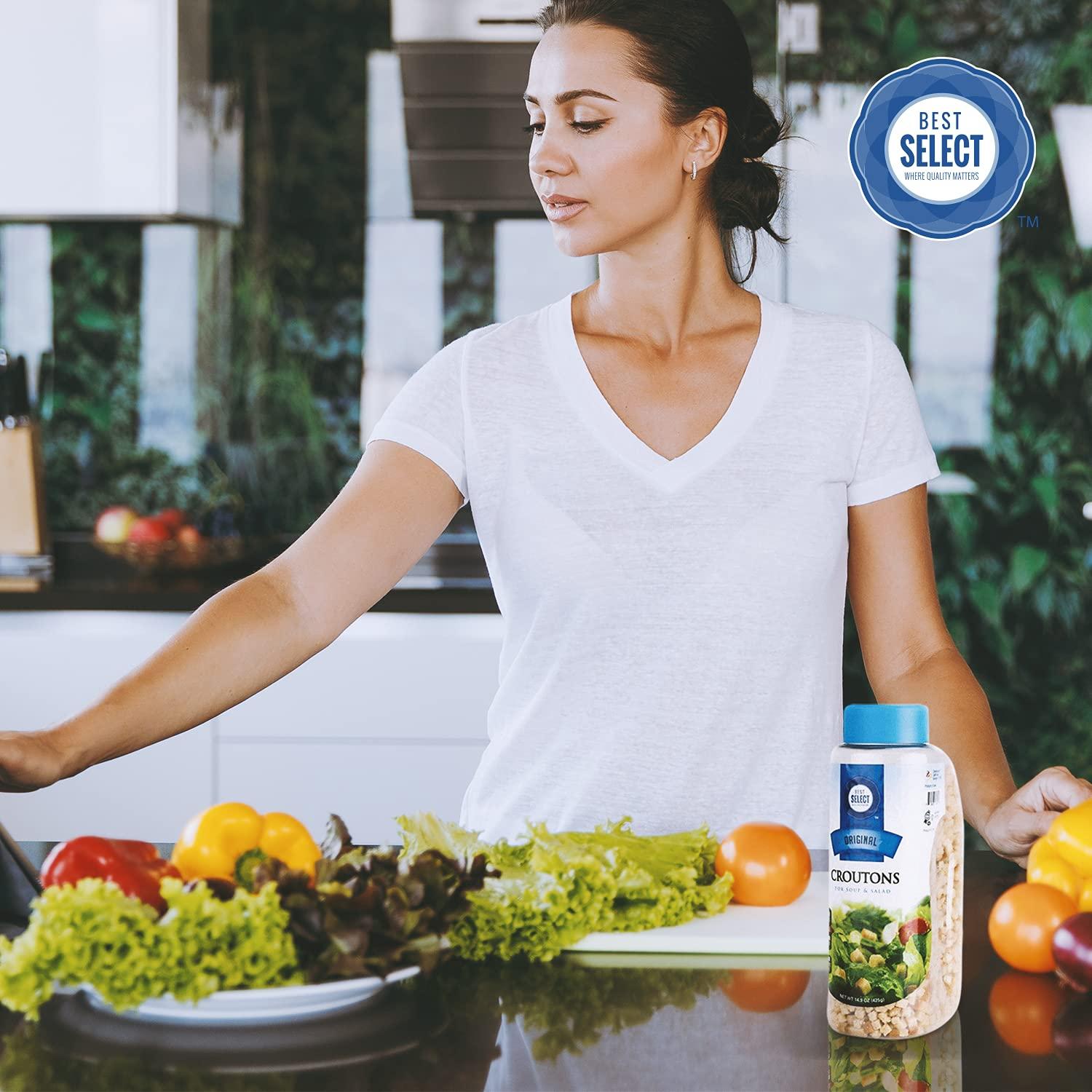 Mini Croutons 2 Pack for Soups and Salads - 15 oz Each - Original ...