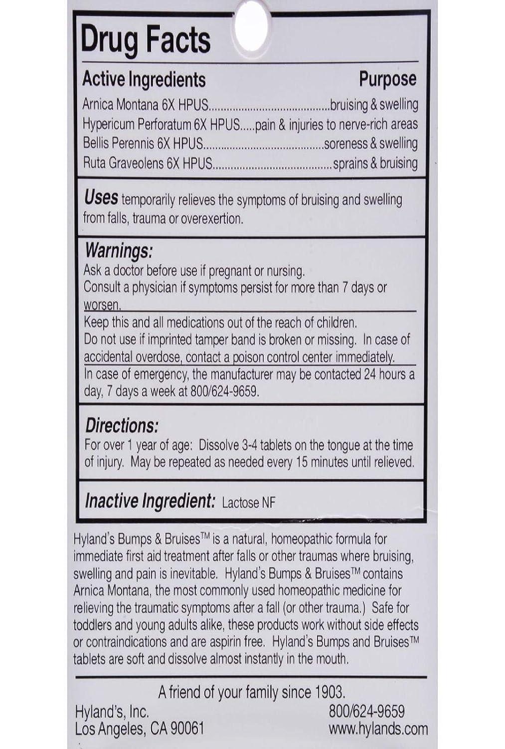 Hyland's Arnica Tablets for Bumps 'n Bruises - 125 Tablets | Buy Now ...