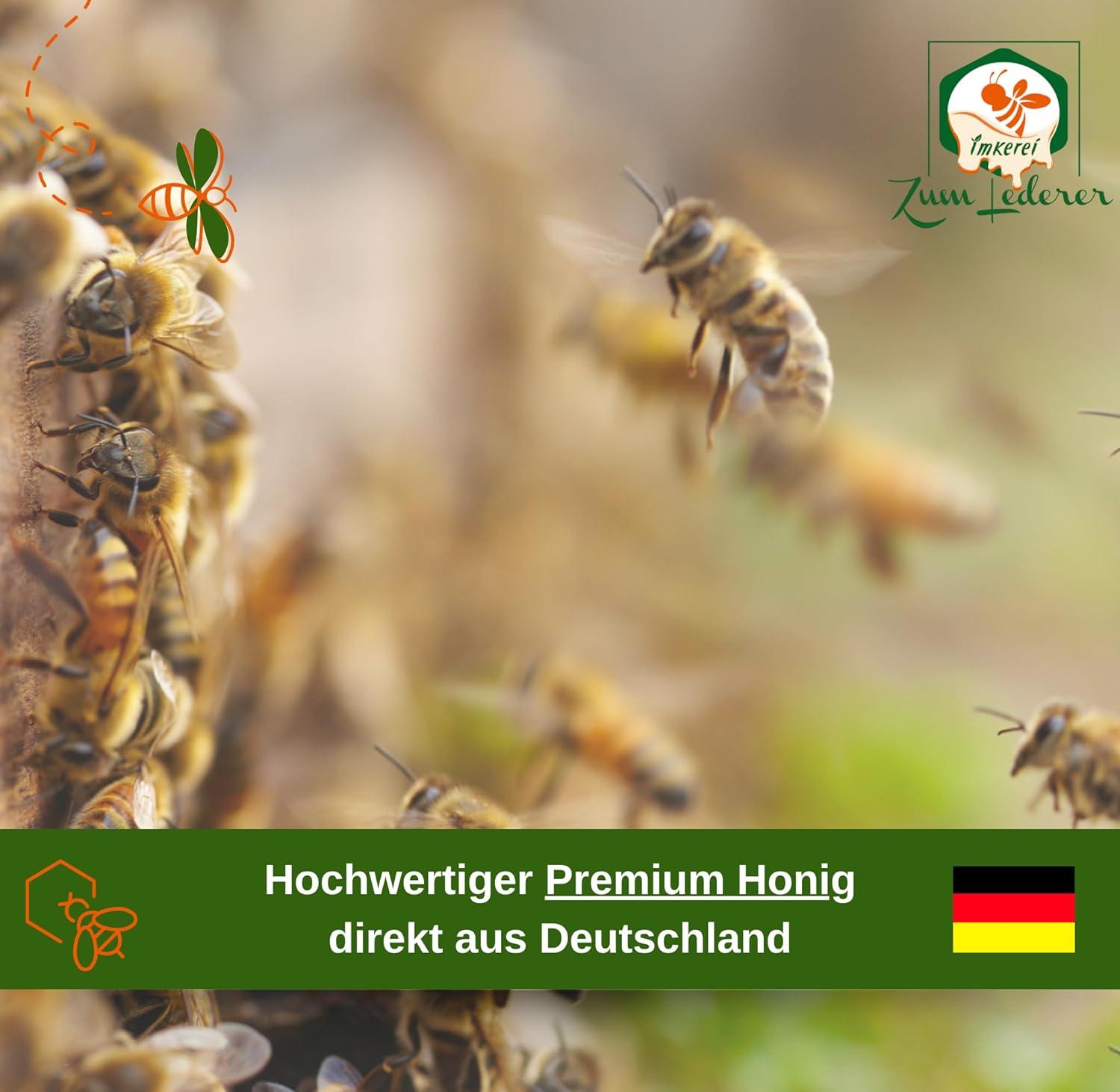 German Honey with Mint - Zum Lederer Family Beekeeping | 250g ...
