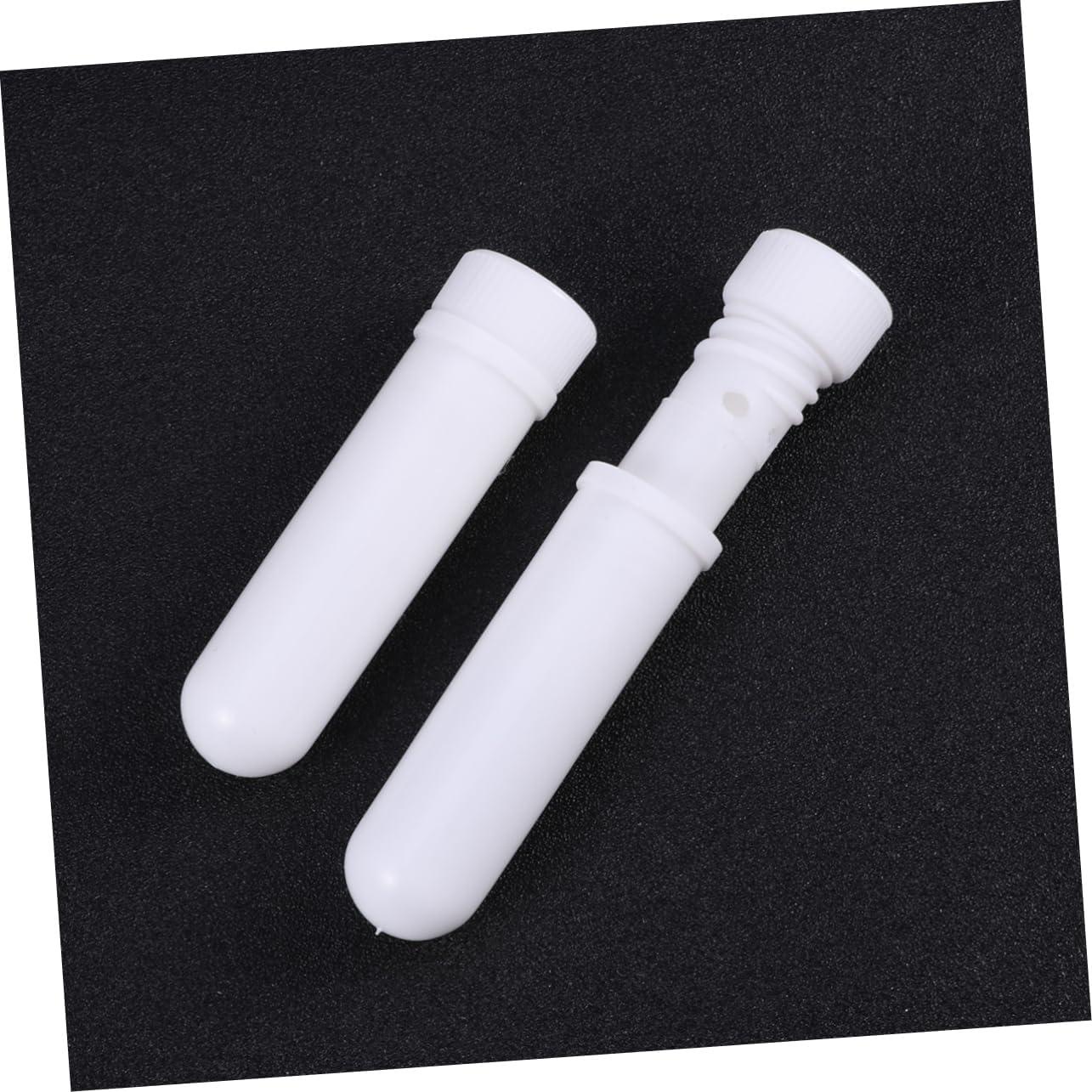 Lurrose 12pcs Essential Oil Inhaler Nasal Tube Diffuser with Blank ...