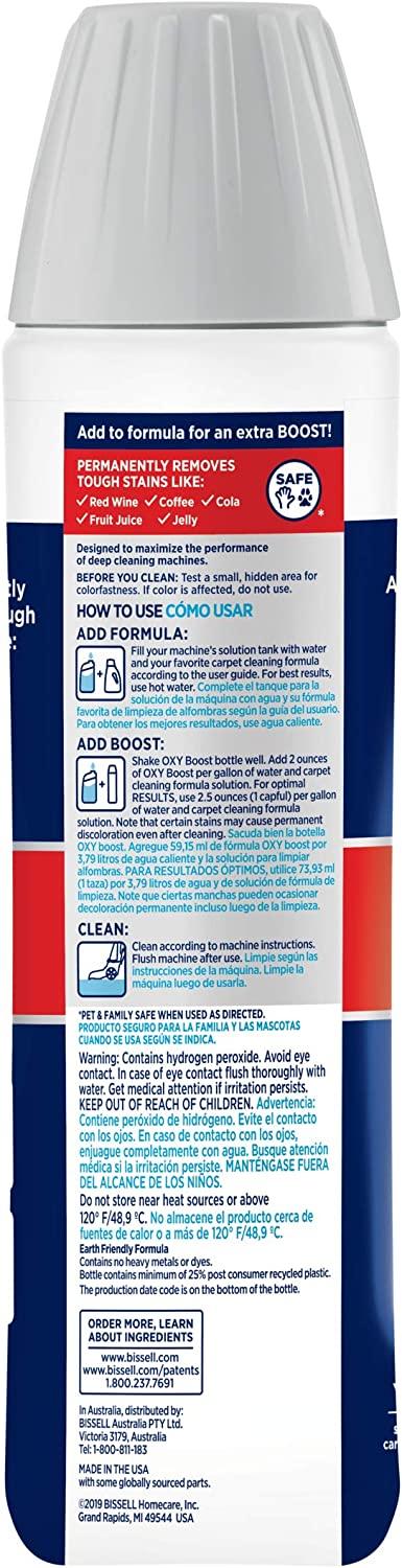 BISSELL Oxy Boost Carpet Cleaning Formula Enhancer - Ultimate Stain ...