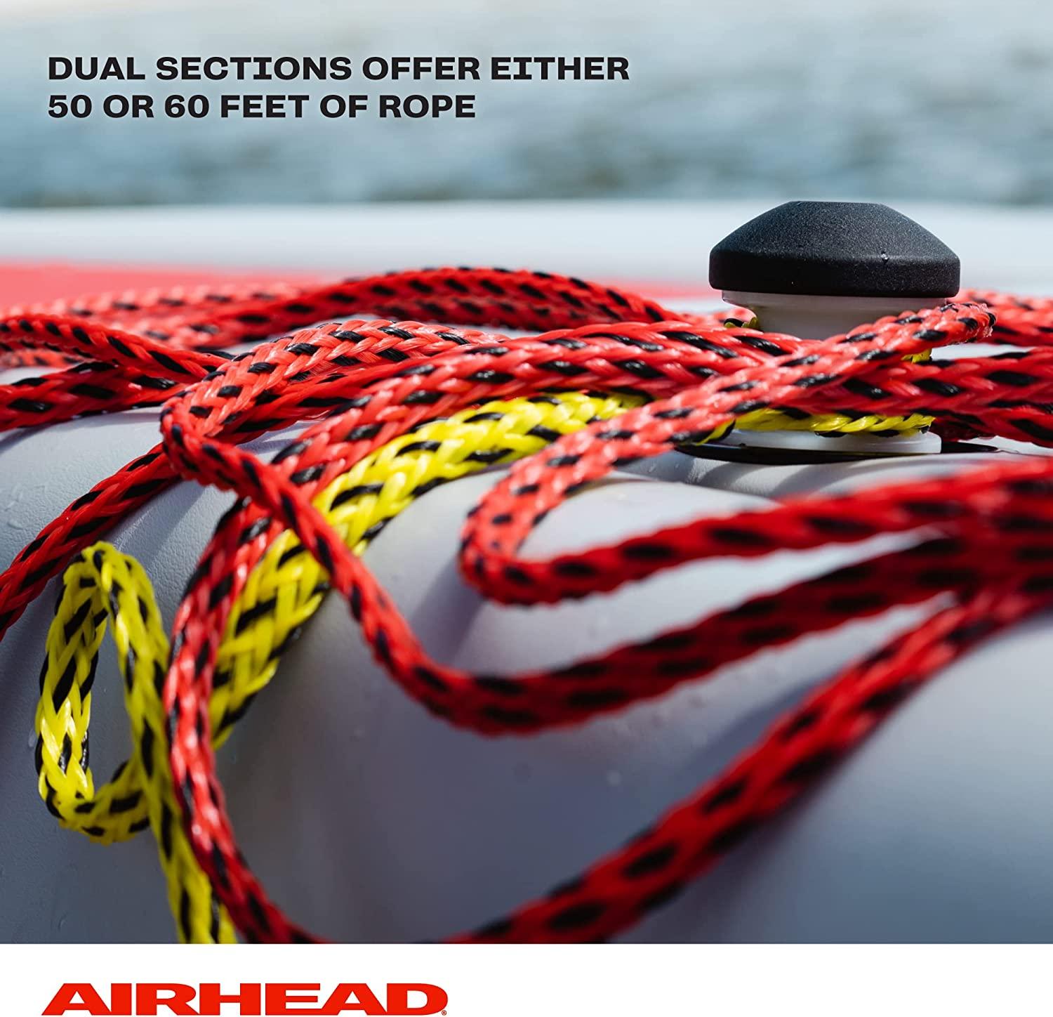 Airhead 2 Section Tow Rope - Ideal for 1-4 Rider Towable Tubes | Buy ...