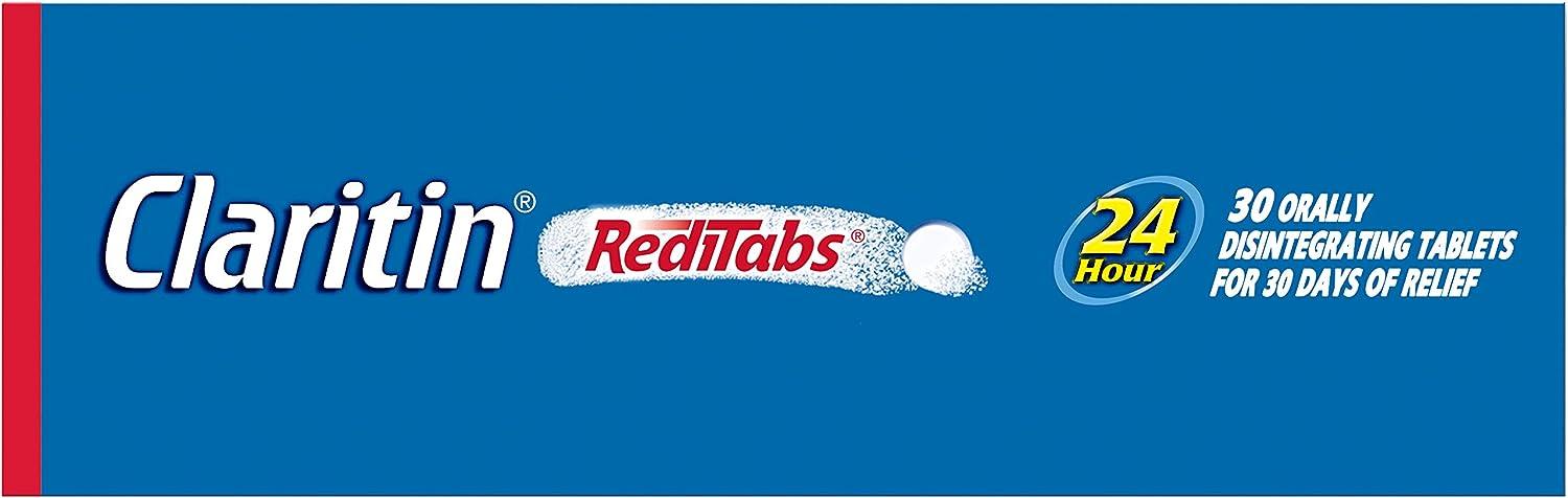 CLARITIN 24 Hour Allergy RediTabs 30 Tablets - Fast-Acting Relief for ...