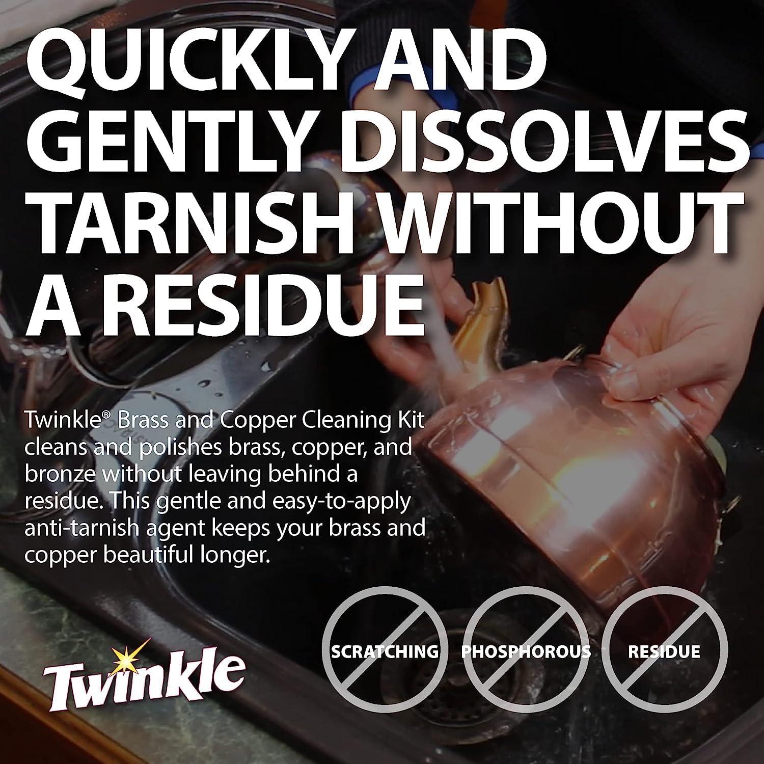 Twinkle Brass and Copper Cleaning Kit | Restore Shine & Luster ...