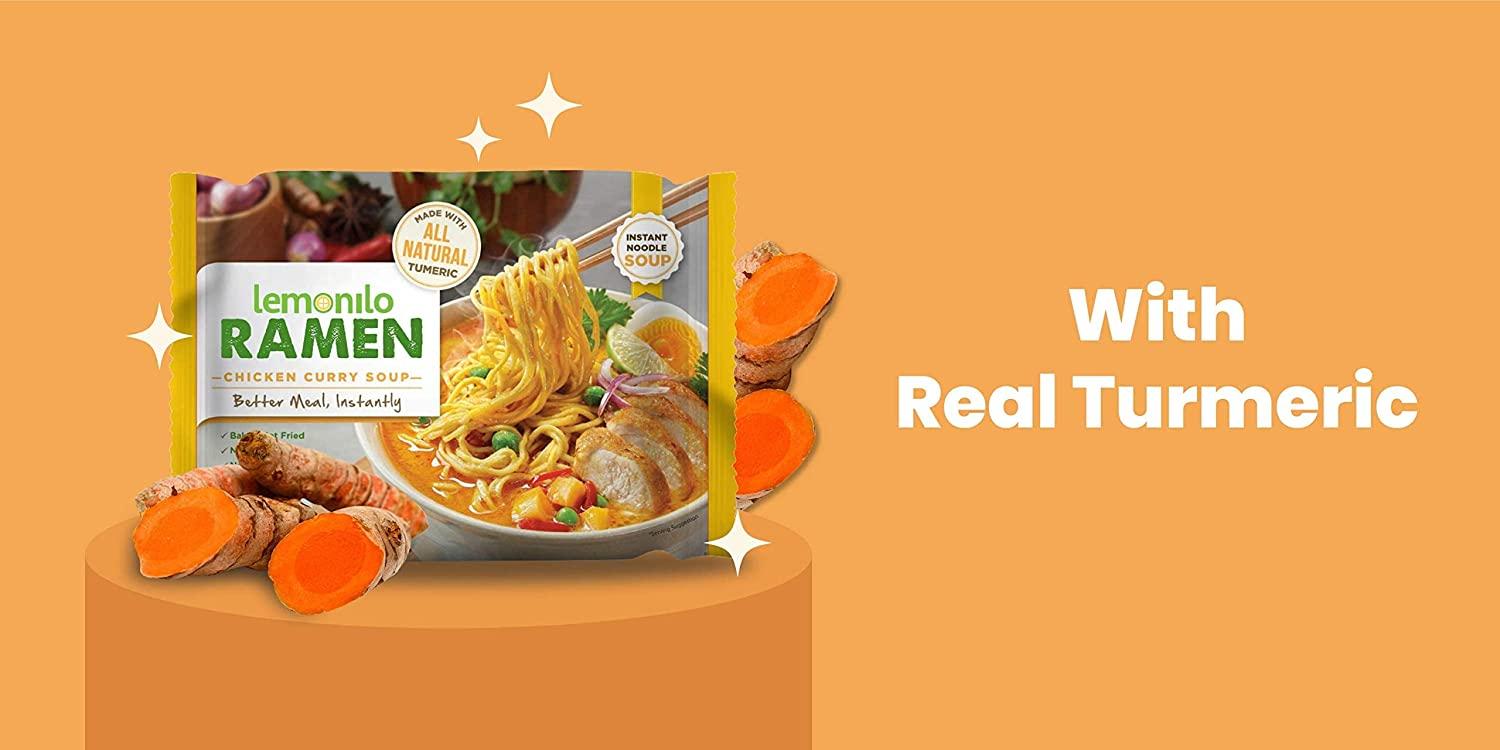 Lemonilo Ramen - Chicken Curry Soup - Healthy Instant Ramen - Oven ...