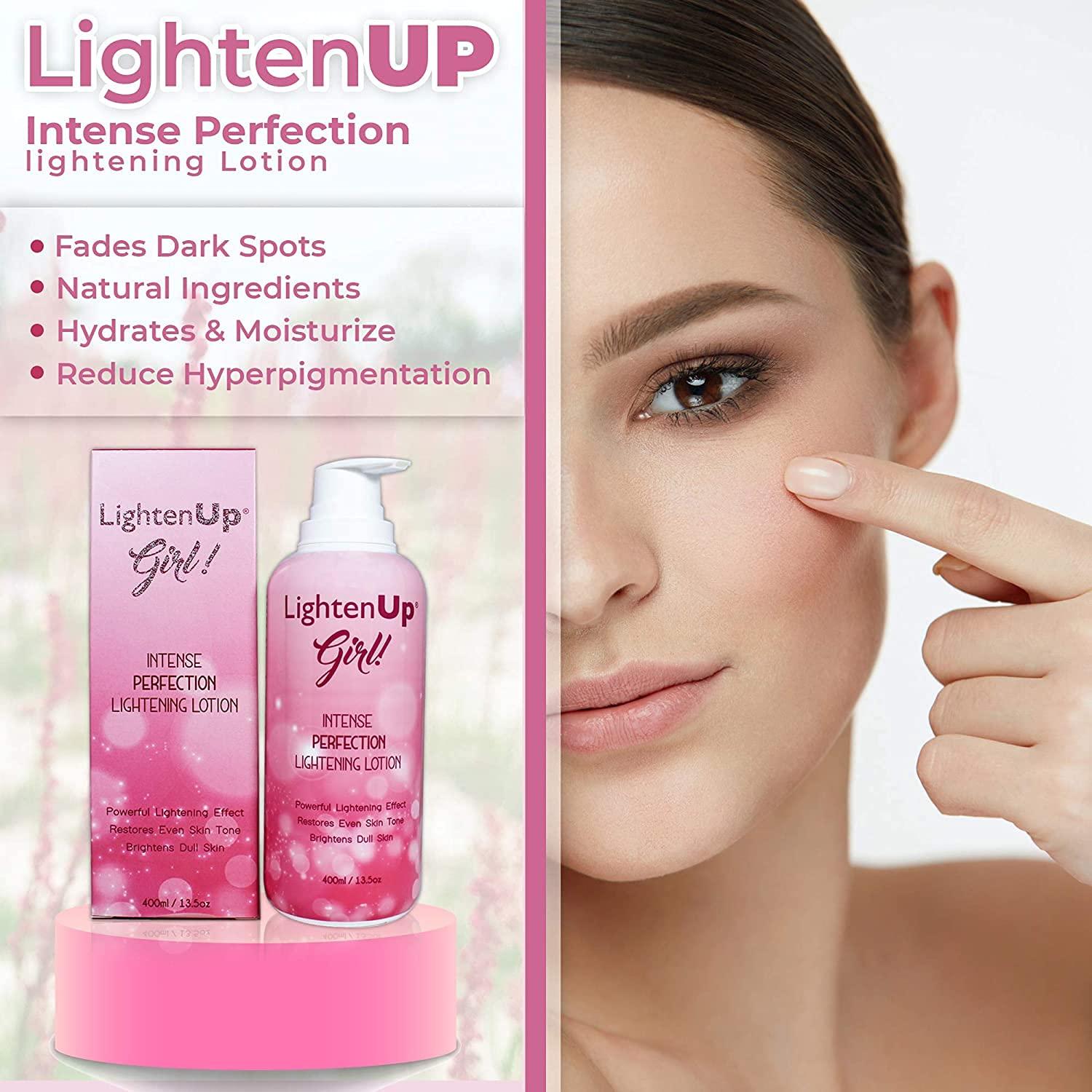 LightenUp Girl! Skin Lightening Lotion | 13.5 fl oz | Uneven Skin Tone ...