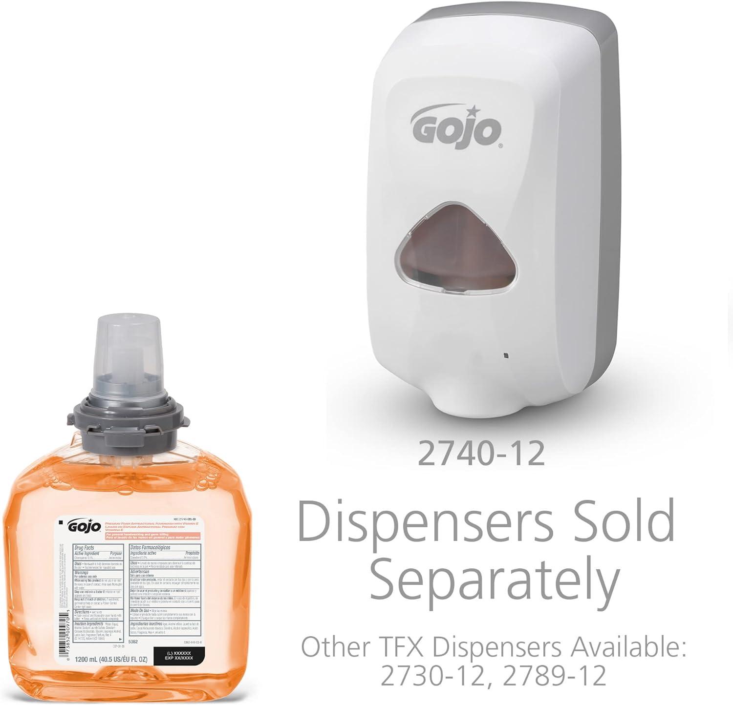 GOJO TFX Premium Antibacterial Handwash Refills, Fresh Fruit Scent ...