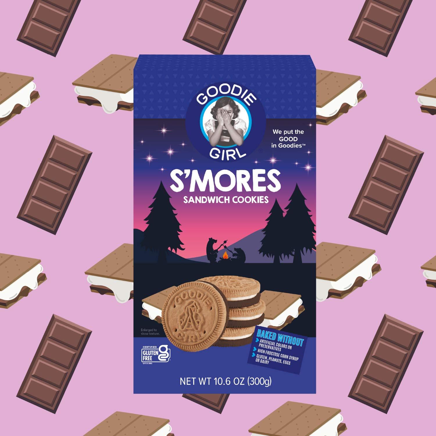 Goodie Girl Smores Sandwich Cookies - Gluten Free, Peanut Free, Egg ...