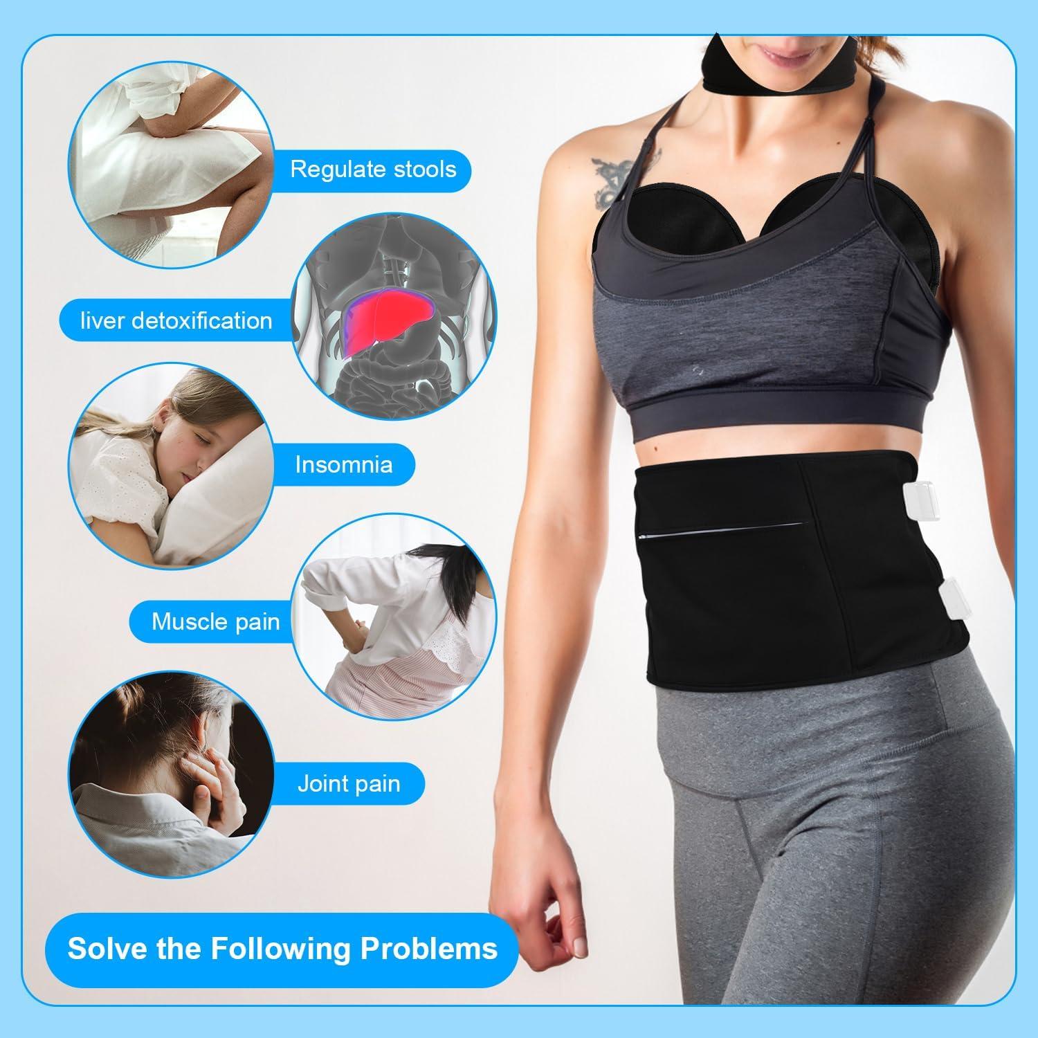 Castor Oil Package Set - 3-Hour Removable TPU Wrap & Adjustable ...