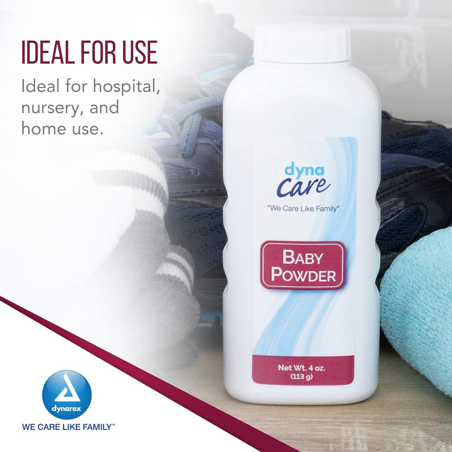 Dynarex Baby Powder 4 oz 48-Pack - Talcum Powder for Men, Women, Kids ...