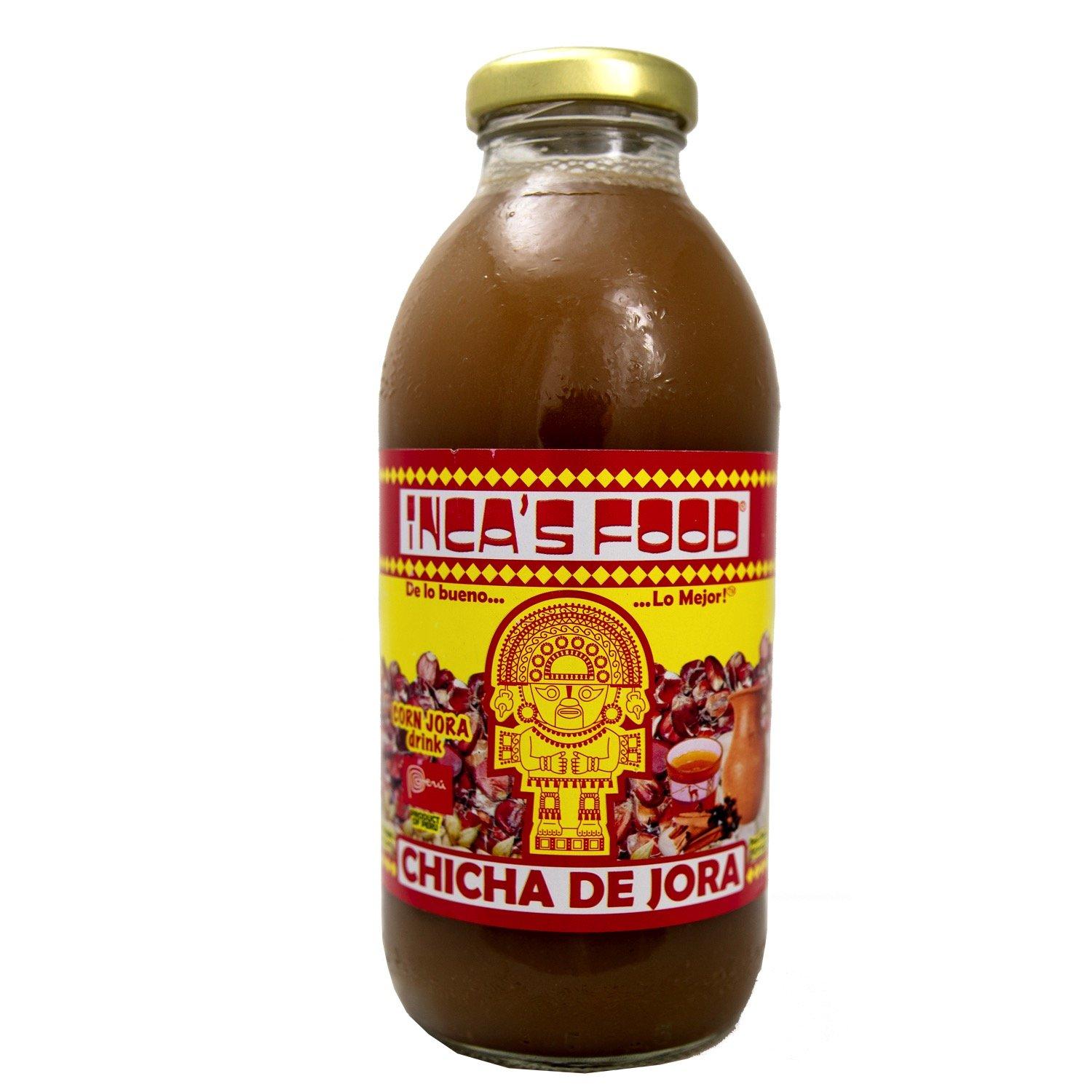 Inca's Food Chicha de Jora 16 oz - Authentic Drinking Corn Jora Cider ...