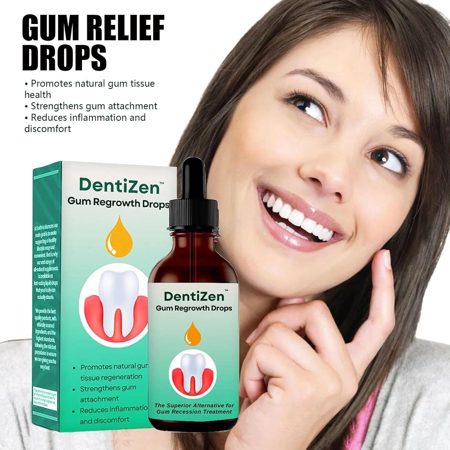 Dentizen Gum Regrowth Drops | Gum Relief & Rejuvenation | 3PC for ...