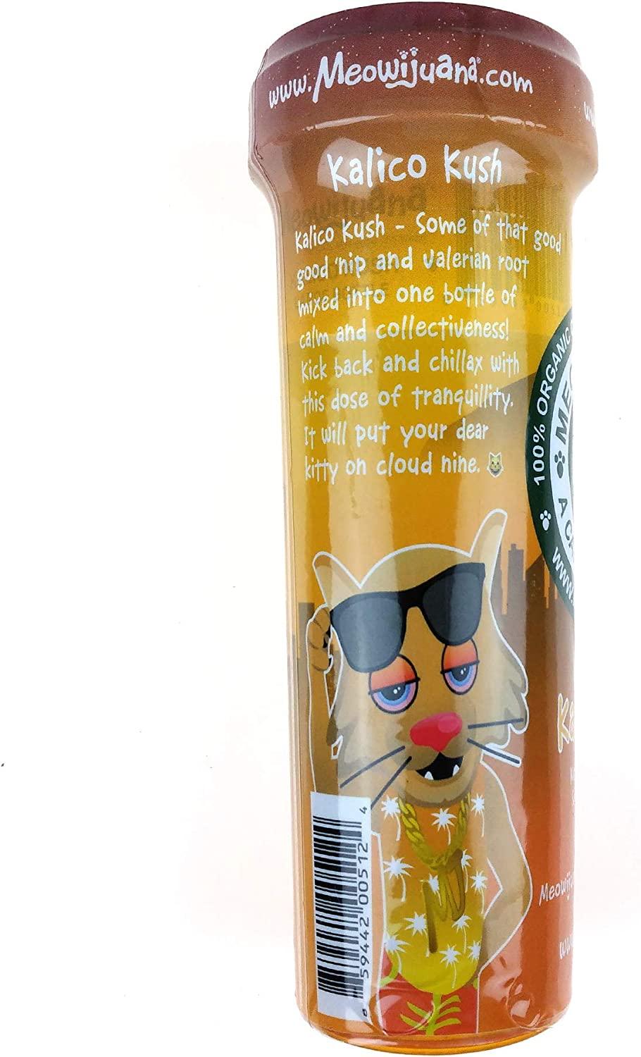 Meowijuana Kalico Kush - Large Bottle - Valerian Root and Catnip Blend ...