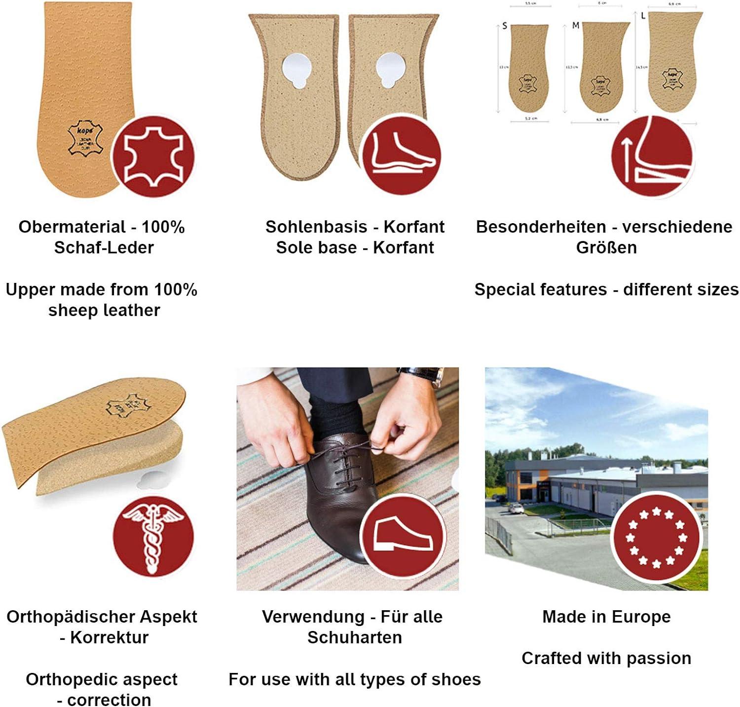 Heel Lift Elevator Heel Pad Orthotic Wedge 1.0 inch Height - Size L ...