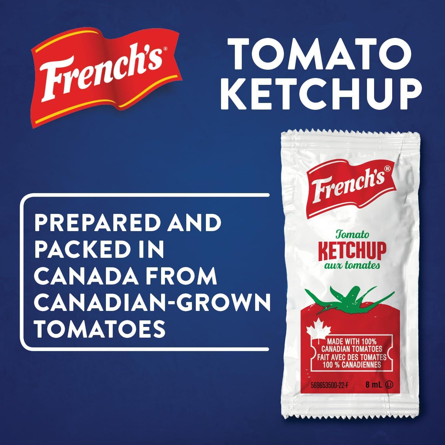 French's 100% Canadian Tomato Ketchup 500 Single Serve Packets | Buy ...