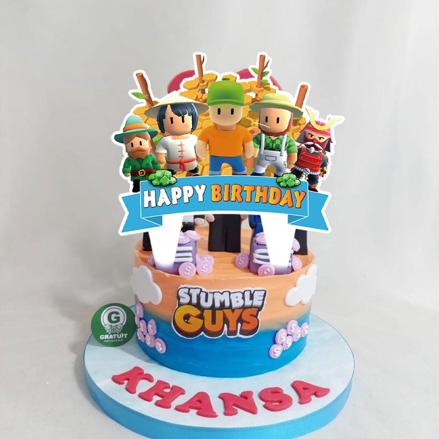 37Pack Stumble Guys Cake Toppers Cute Cupcake Toppers Stumble Guys ...