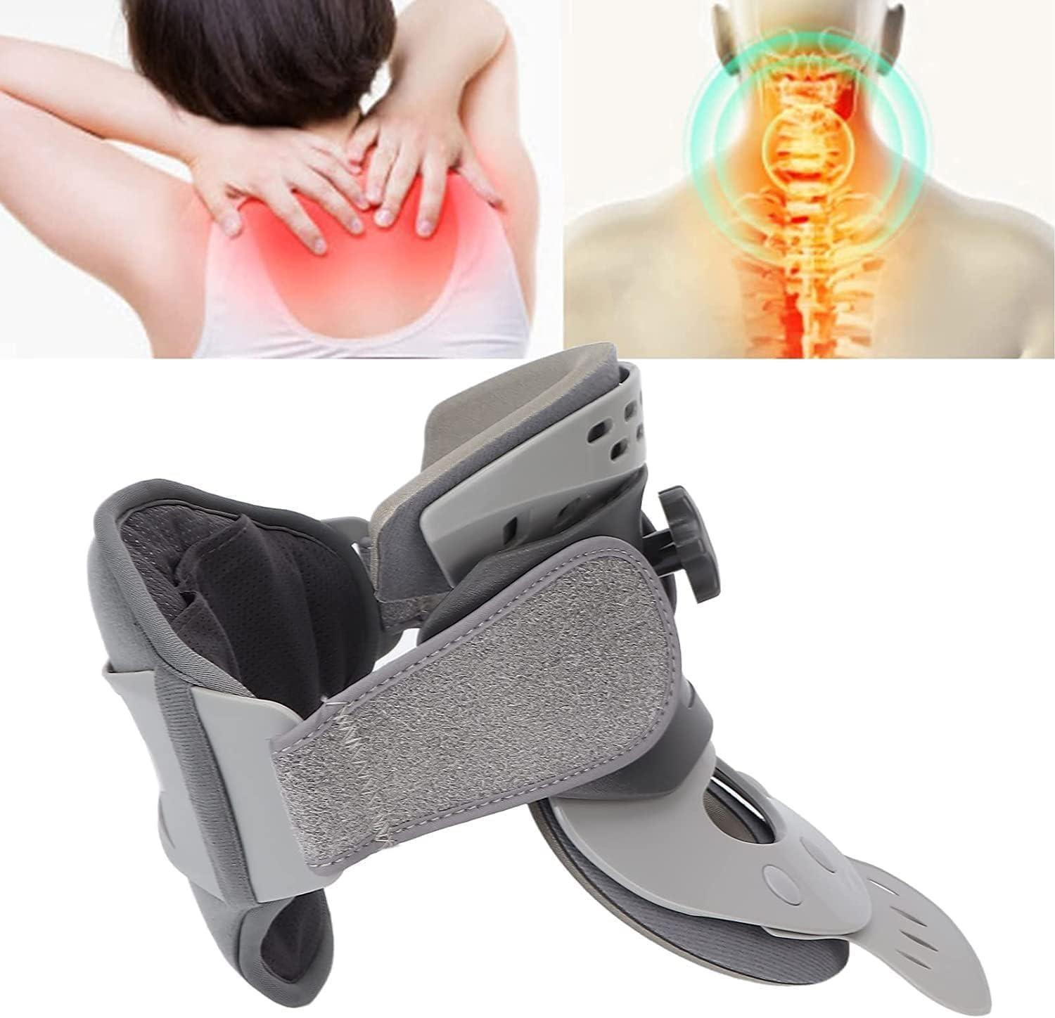 JLASDR Adjustable Neck Traction Device & Cervical Collar for Pain ...