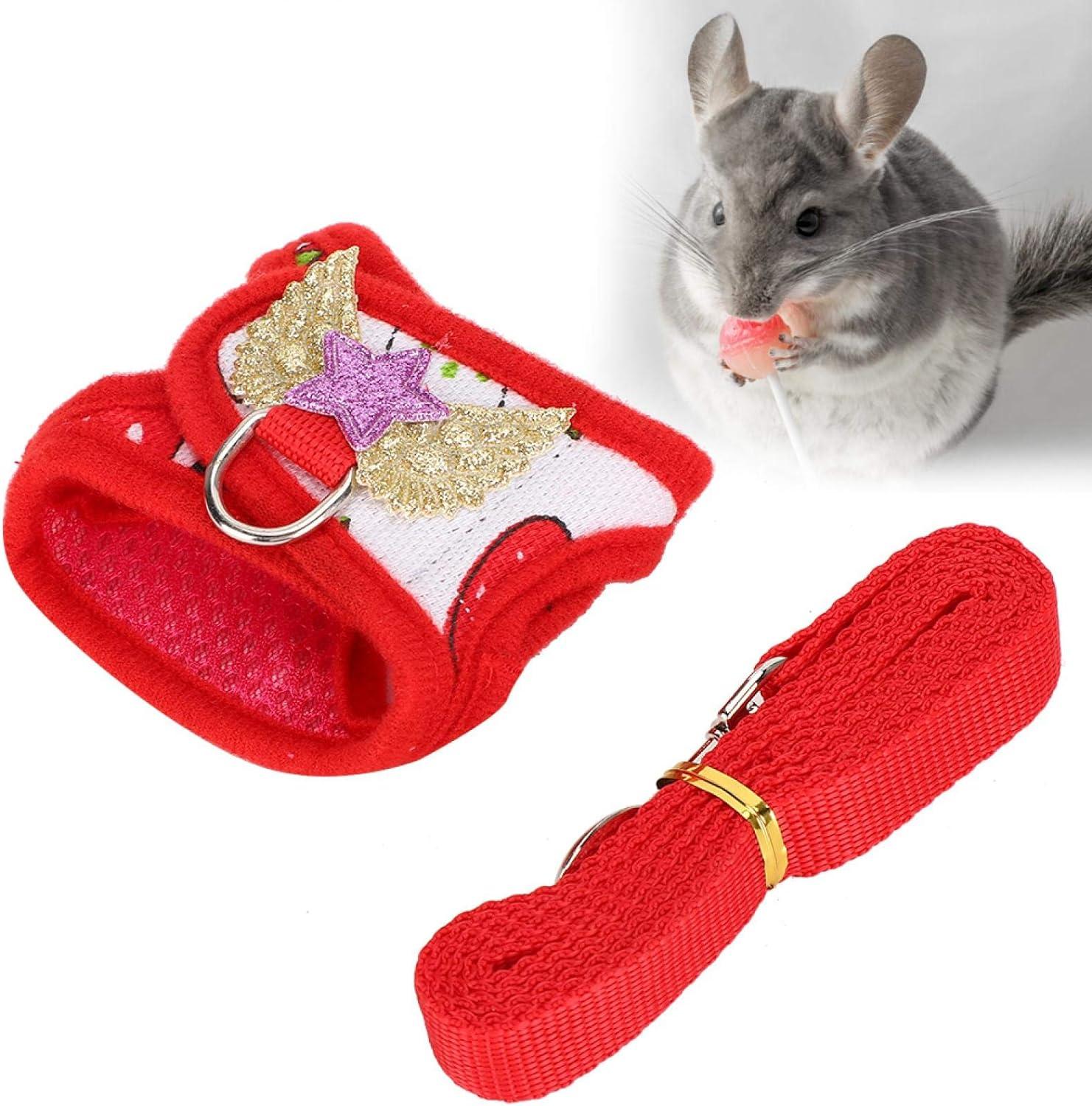 Fdit Small Animals Harness and Leash Set Soft Harness with Lead for ...