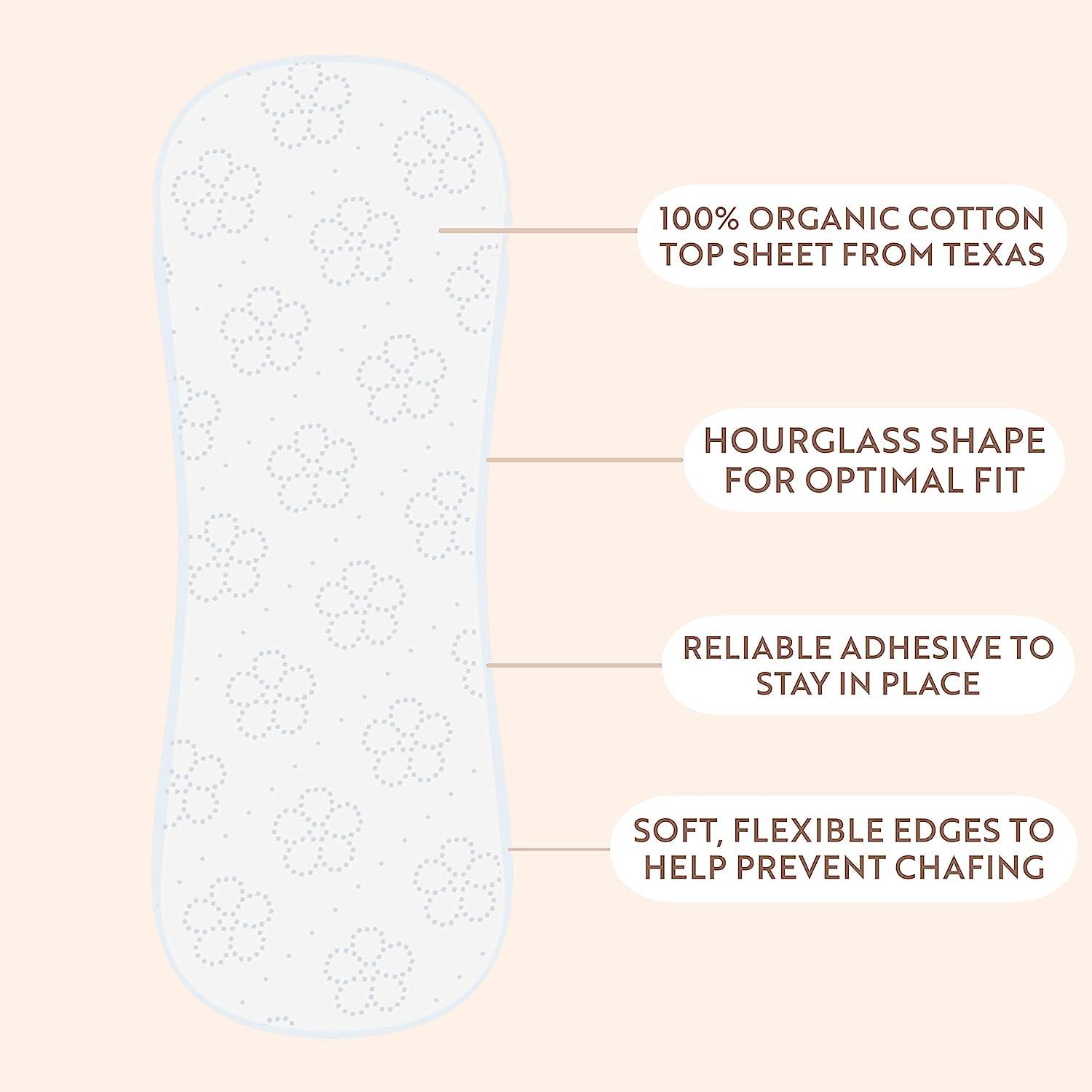 Organic Cotton Panty Liners for Women | Unscented & Thin | Cruelty-Free ...