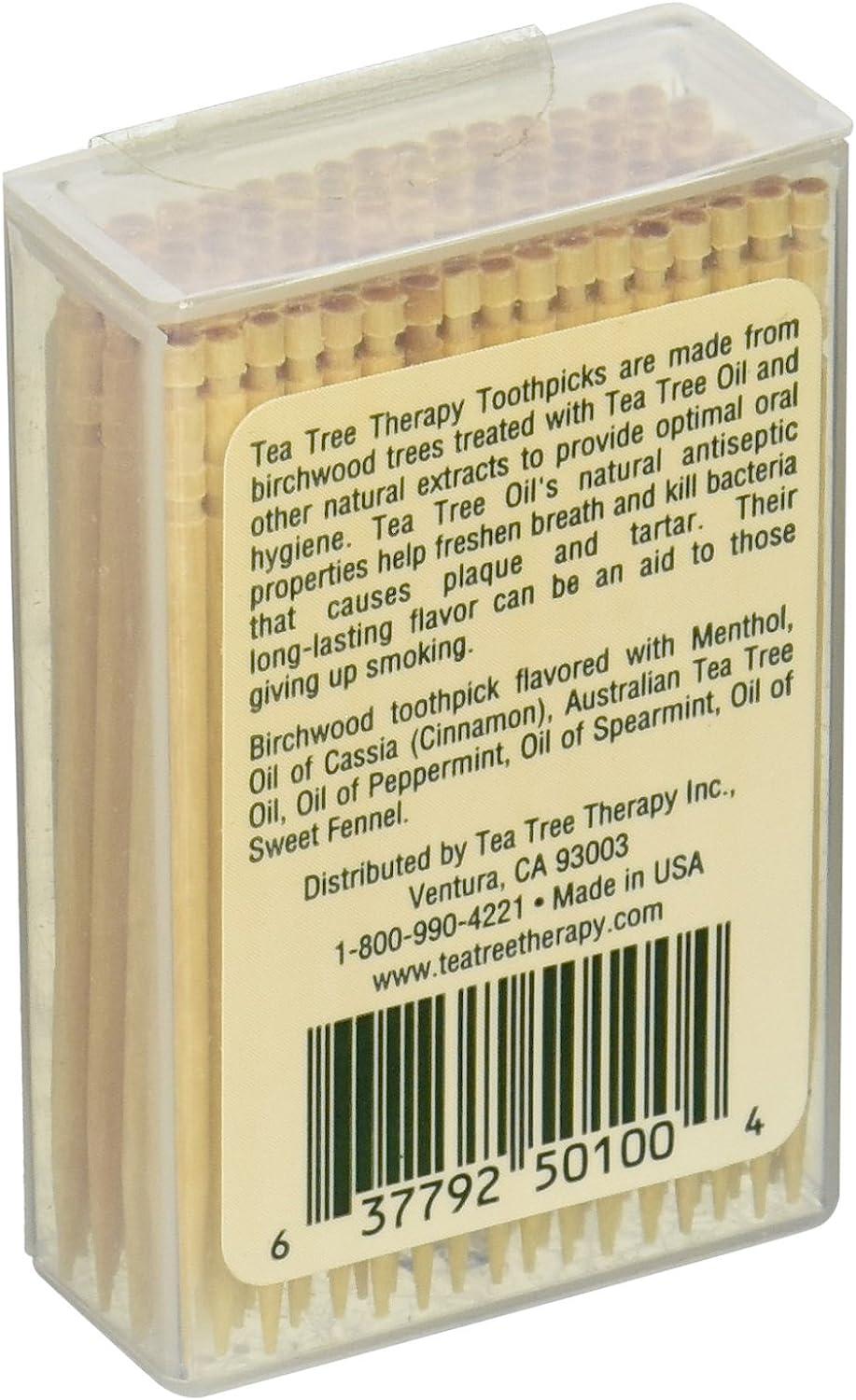 Tea Tree Therapy Mint Toothpicks - 100 Ct - Pack of 1 | Buy Now with ...