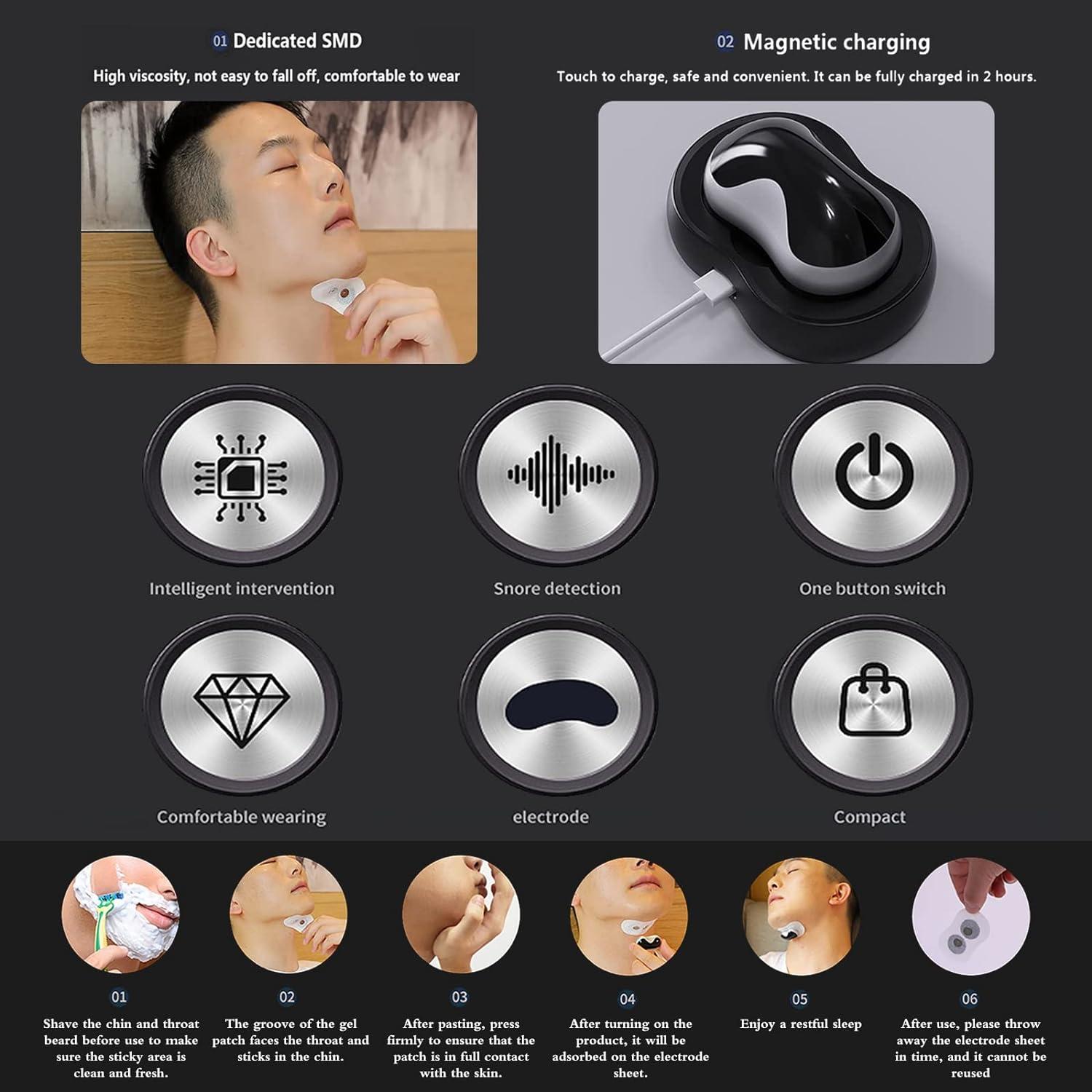 Smart Electric Anti Snoring Stopper with Variable Speed - Portable ...