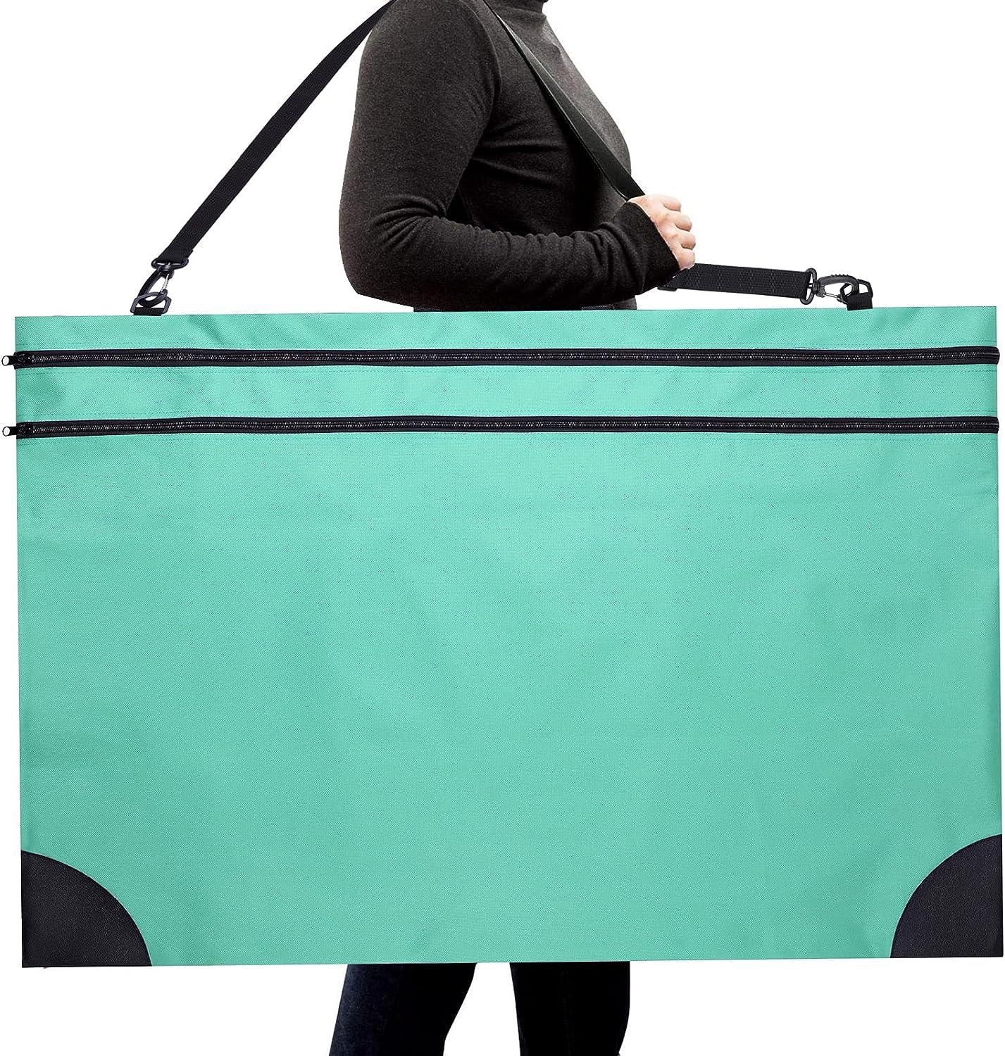 Large Size Crown Joker Art Portfolio Tote 24x36 | Light Blue Waterproof ...