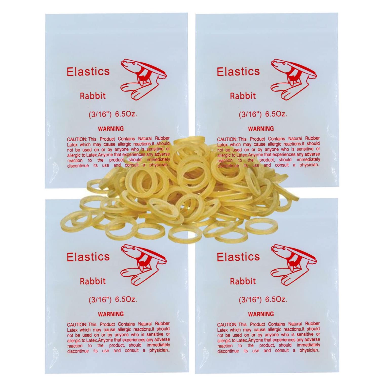 400 Pack Orthodontic Elastics Dental Rubber Bands - Heavy 6.5 Oz 3/16'' (4.8mm) | Buy Now with ...