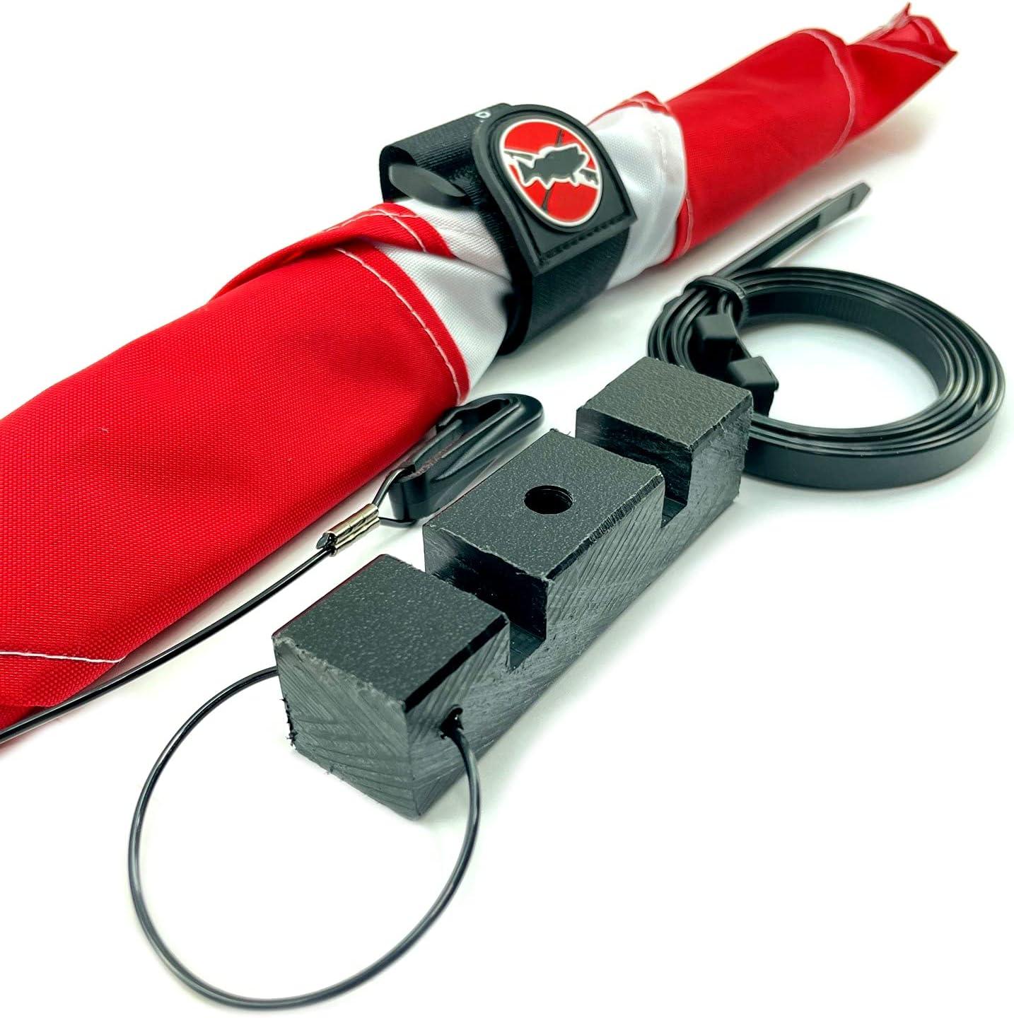 Dive Flag Mounting Kit for Spearfishing, Snorkeling, Scuba Diving ...